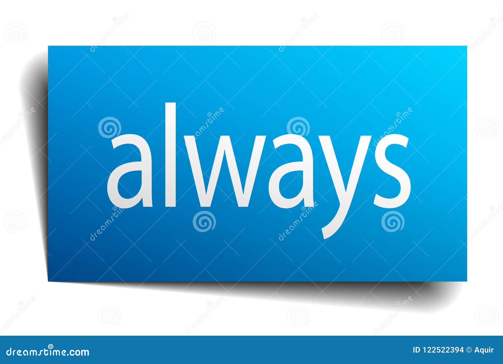 Always sign stock vector. Illustration of peeler, banner - 122522394