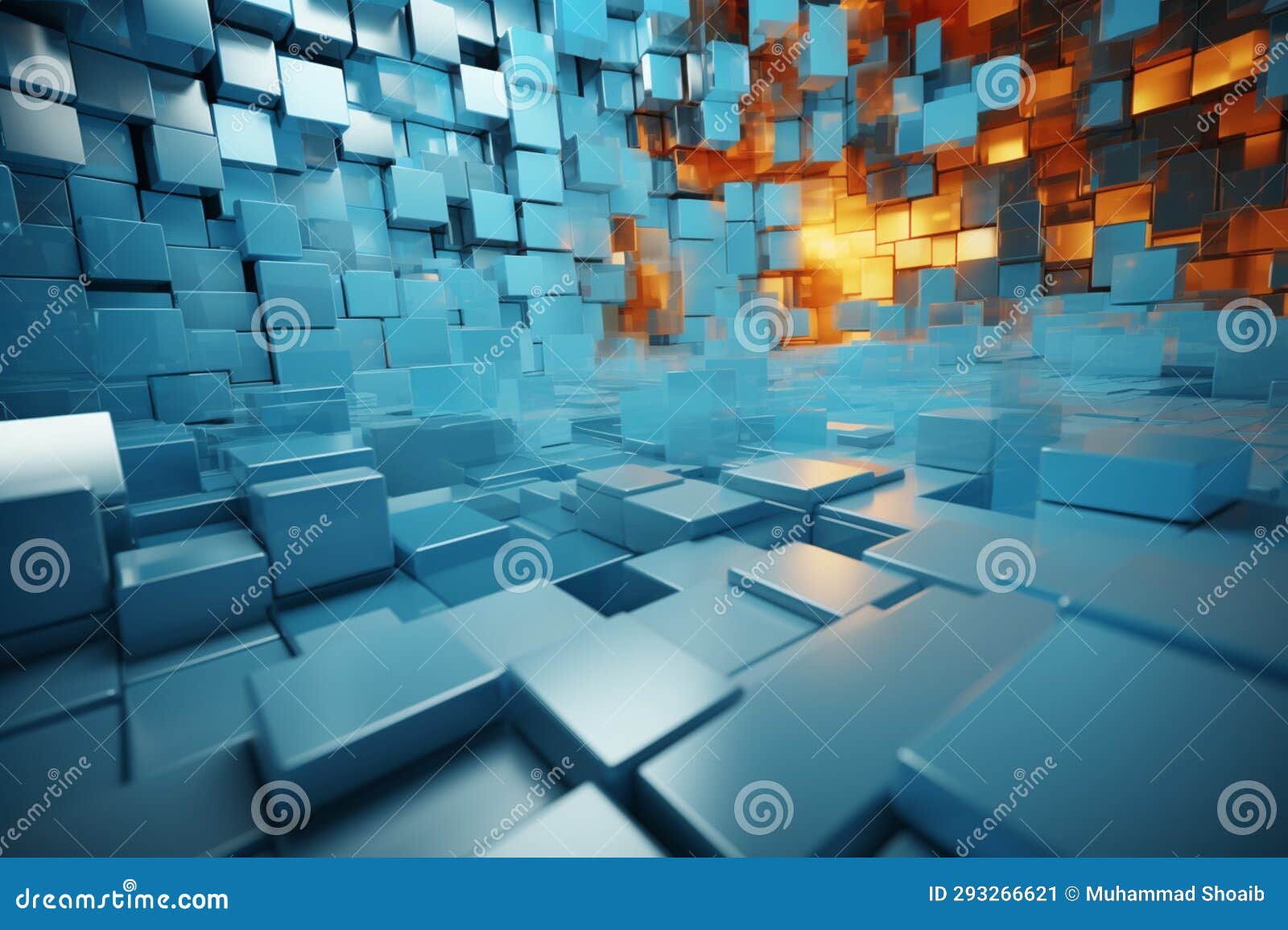 Square Papers Artistic Evolution through a Mesmerizing 3D Rendering ...