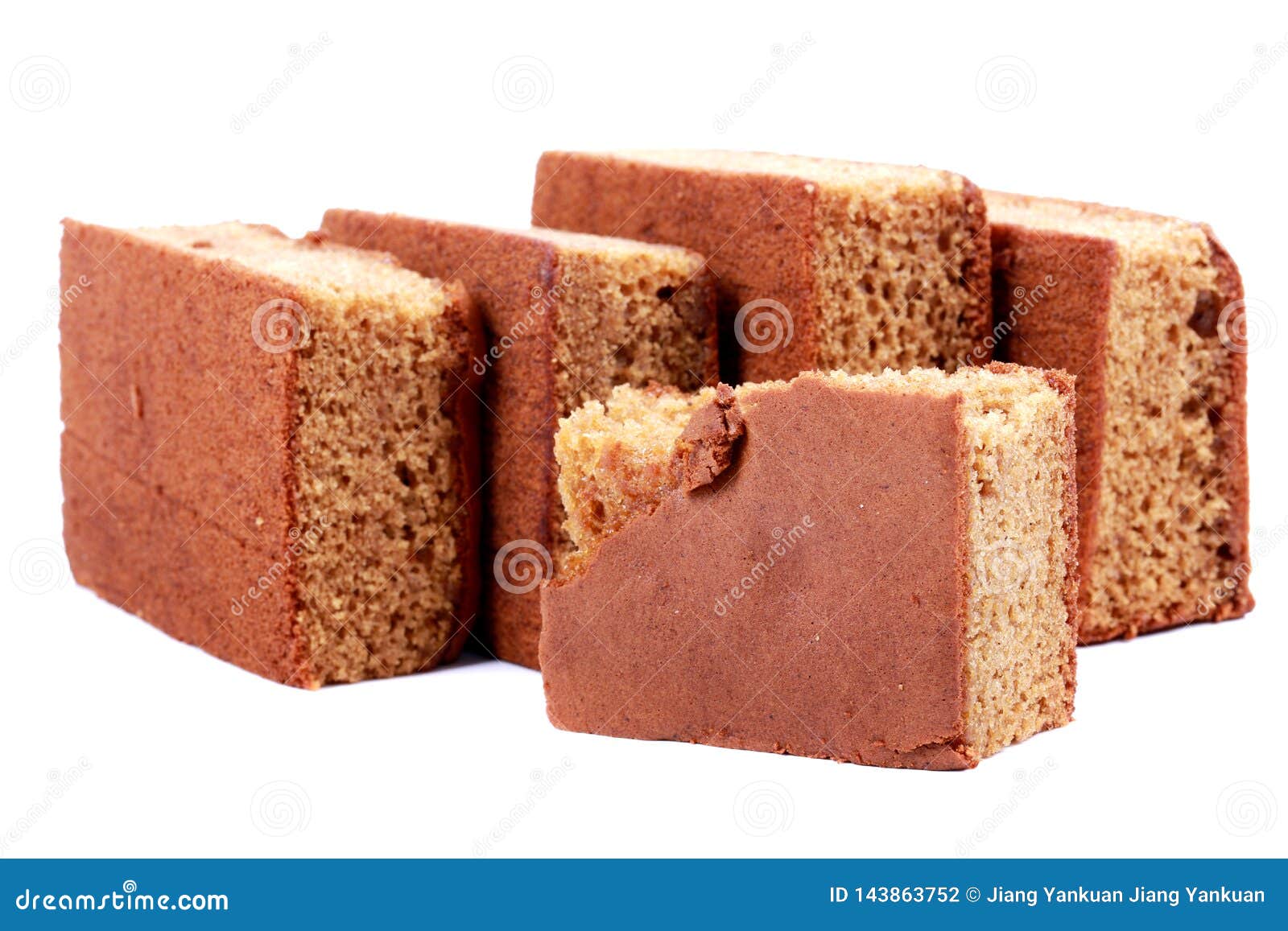 Square Pastry Cut into Pieces Stock Photo - Image of backgrounds, white ...