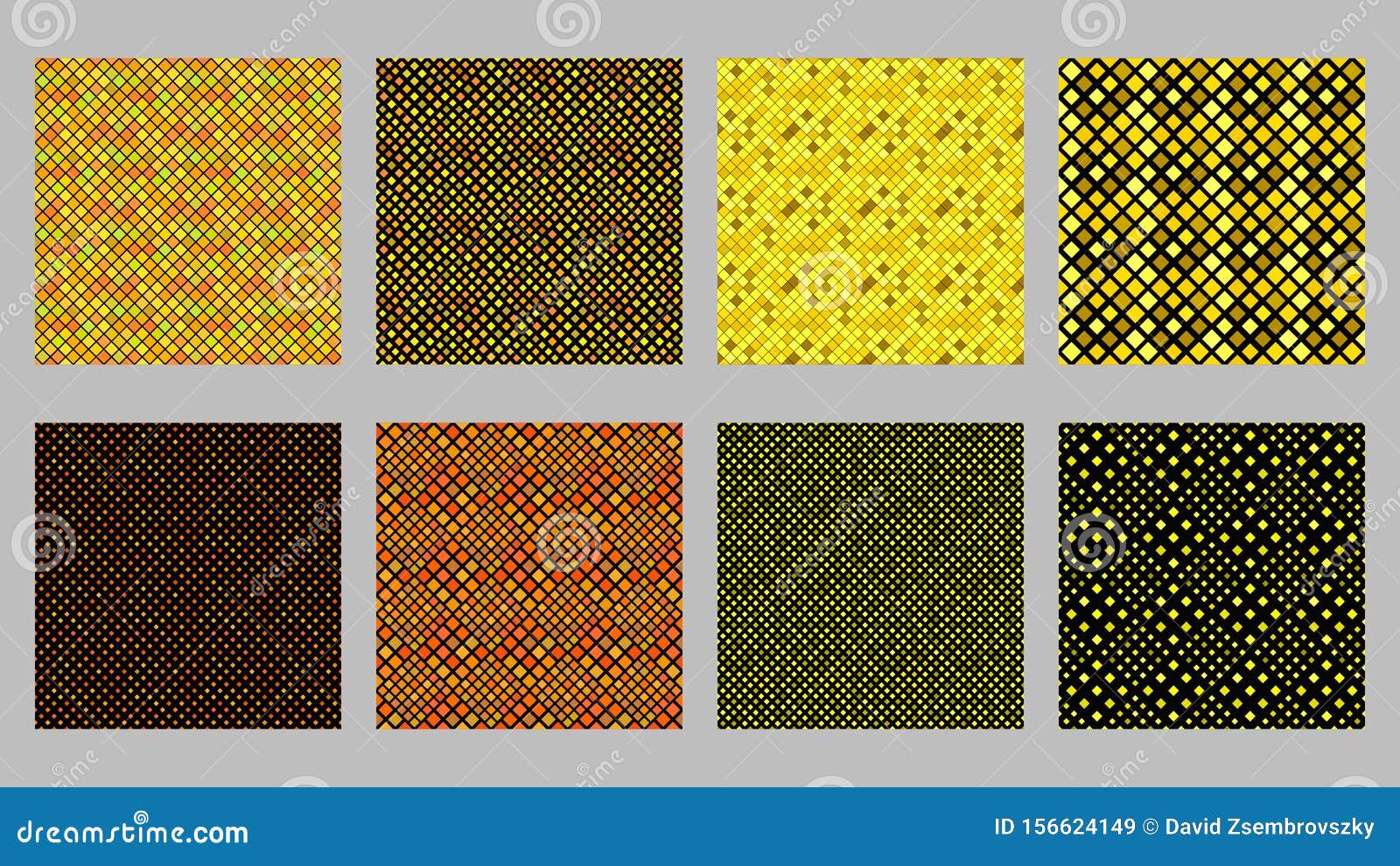 Square Pattern Background Set - Abstract Vector Graphic Designs Stock Vector - Illustration of ...