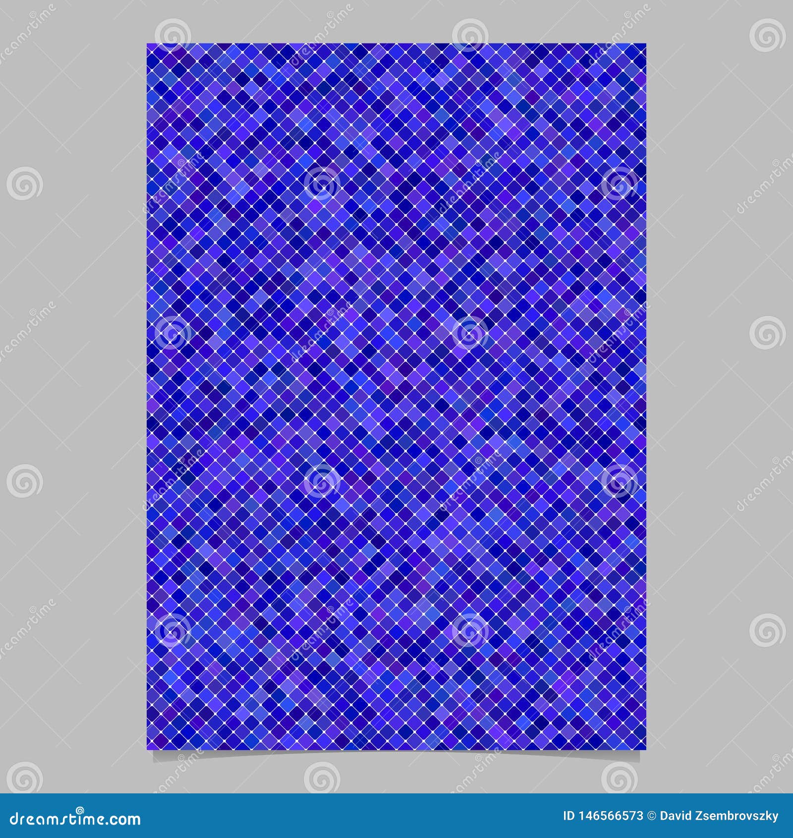 Square Pattern Flyer Design - Vector Tile Mosaic Cover Background Stock ...