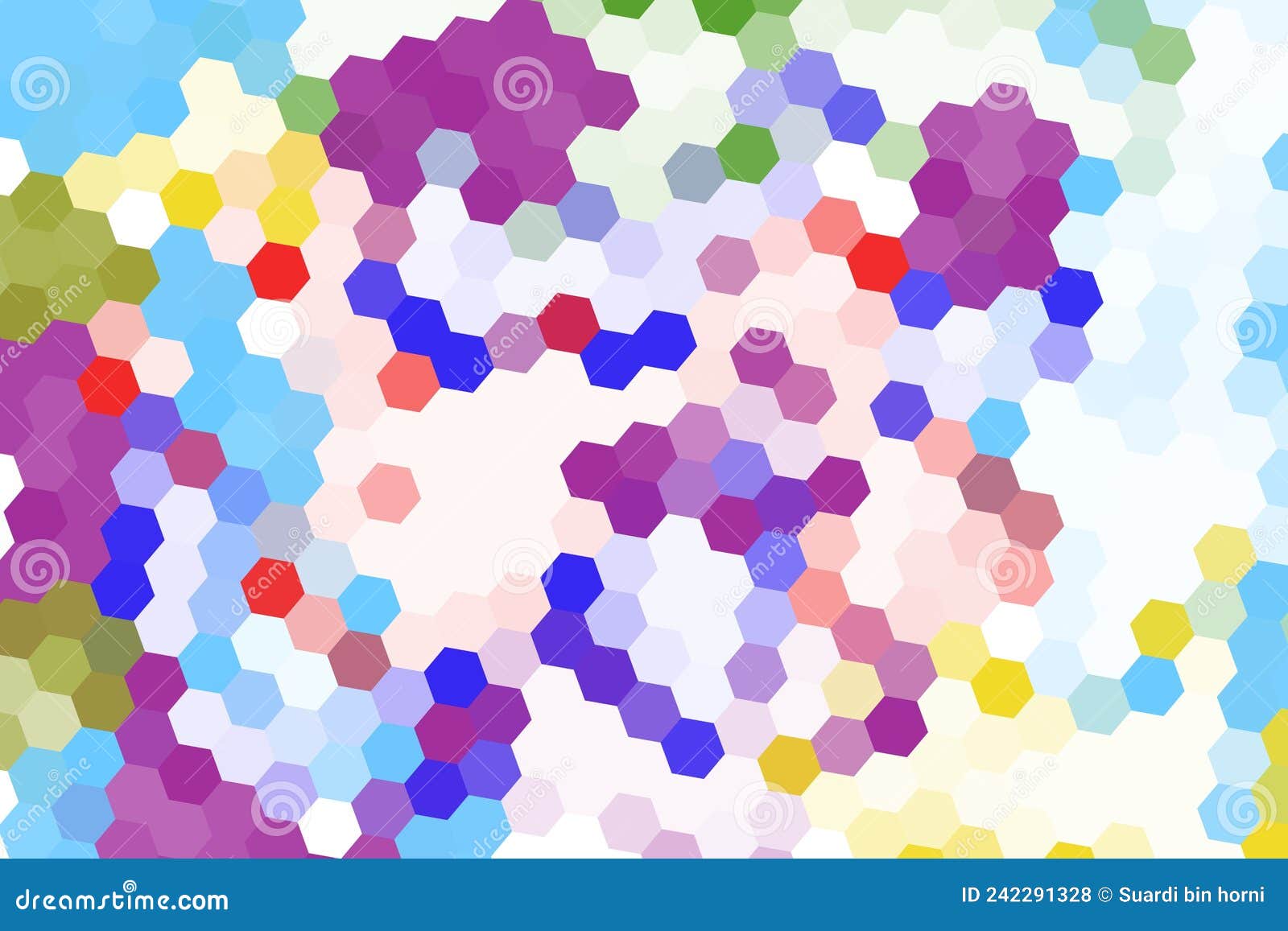 Colorful Hexagonal Pattern Illustration Background Shortcut Stock ...