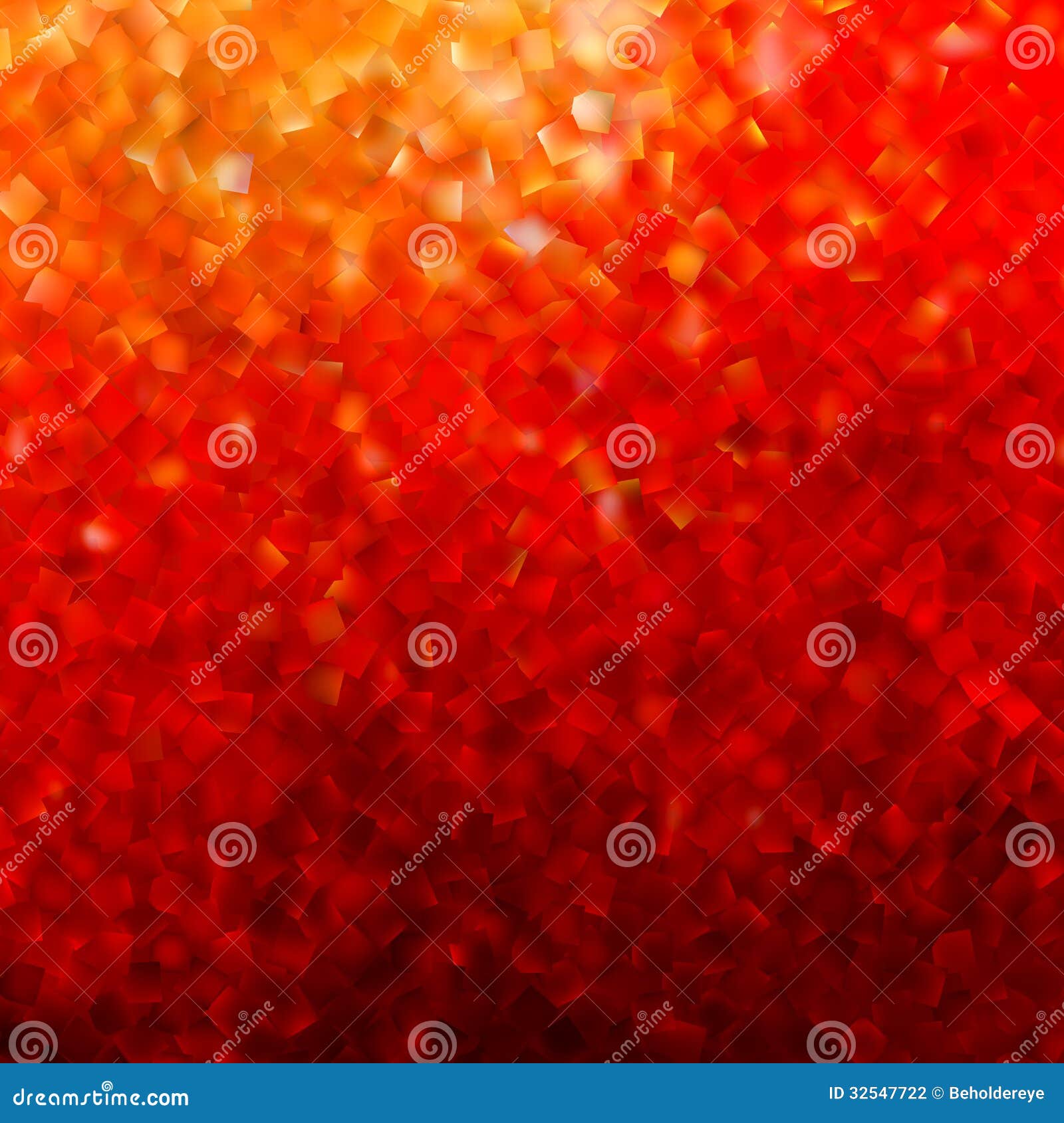 Square Pattern in Red and Orange Colors. EPS 10 Stock Vector ...