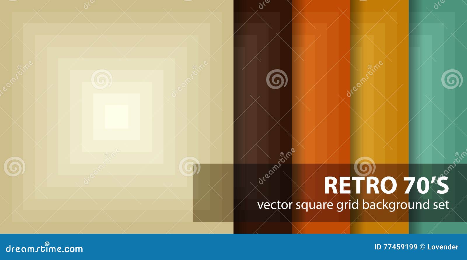Square Retro Pattern Seamless Vector Stock Illustrations – 152,707 ...