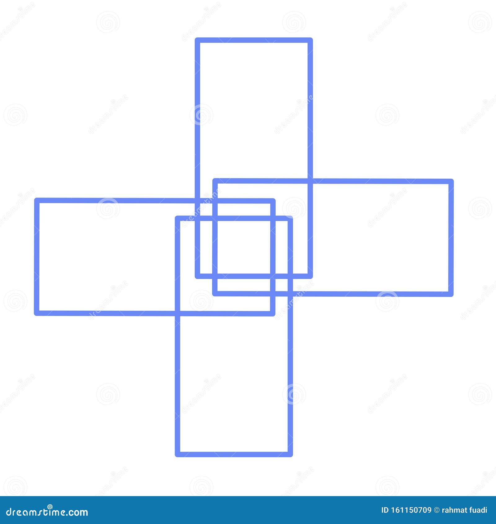 Square pattern on white stock illustration. Illustration of line ...