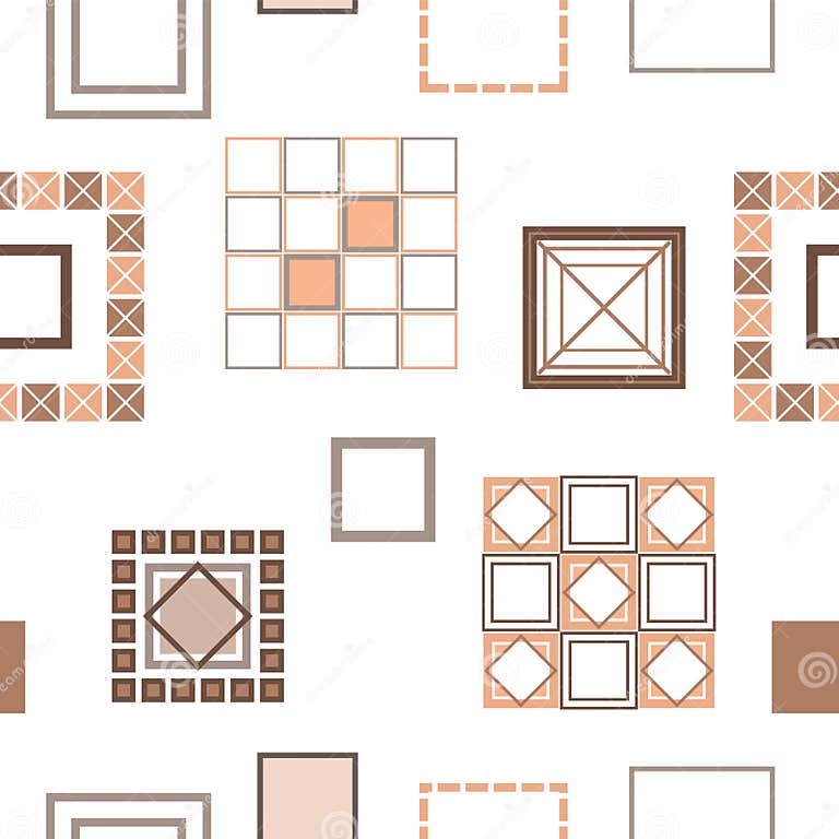 Square Patterns. Geometric Squares. Bright Seamless Pattern. Design of ...