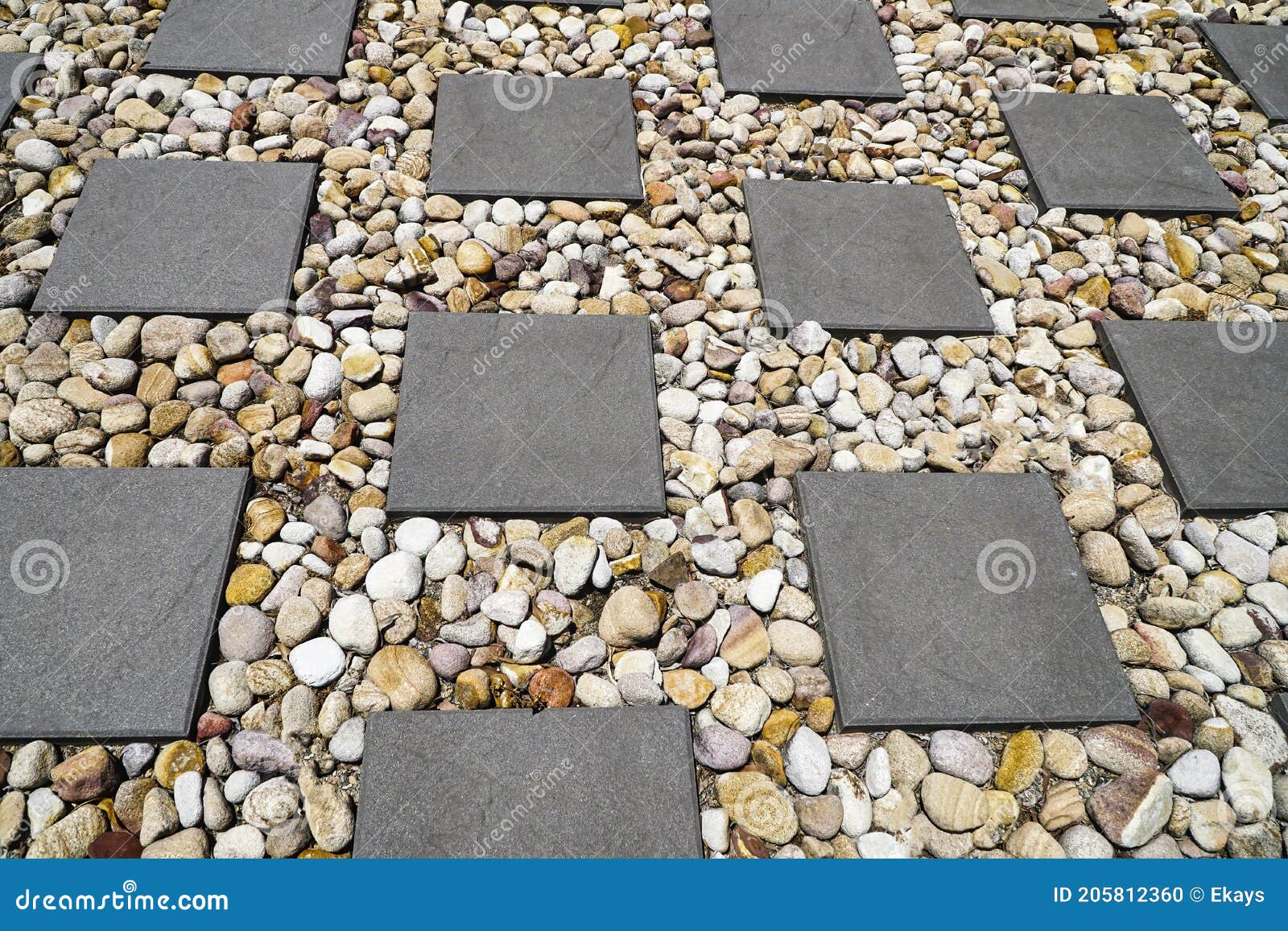 Square Concrete Rectangular Structure Under A White Canopy Against ...