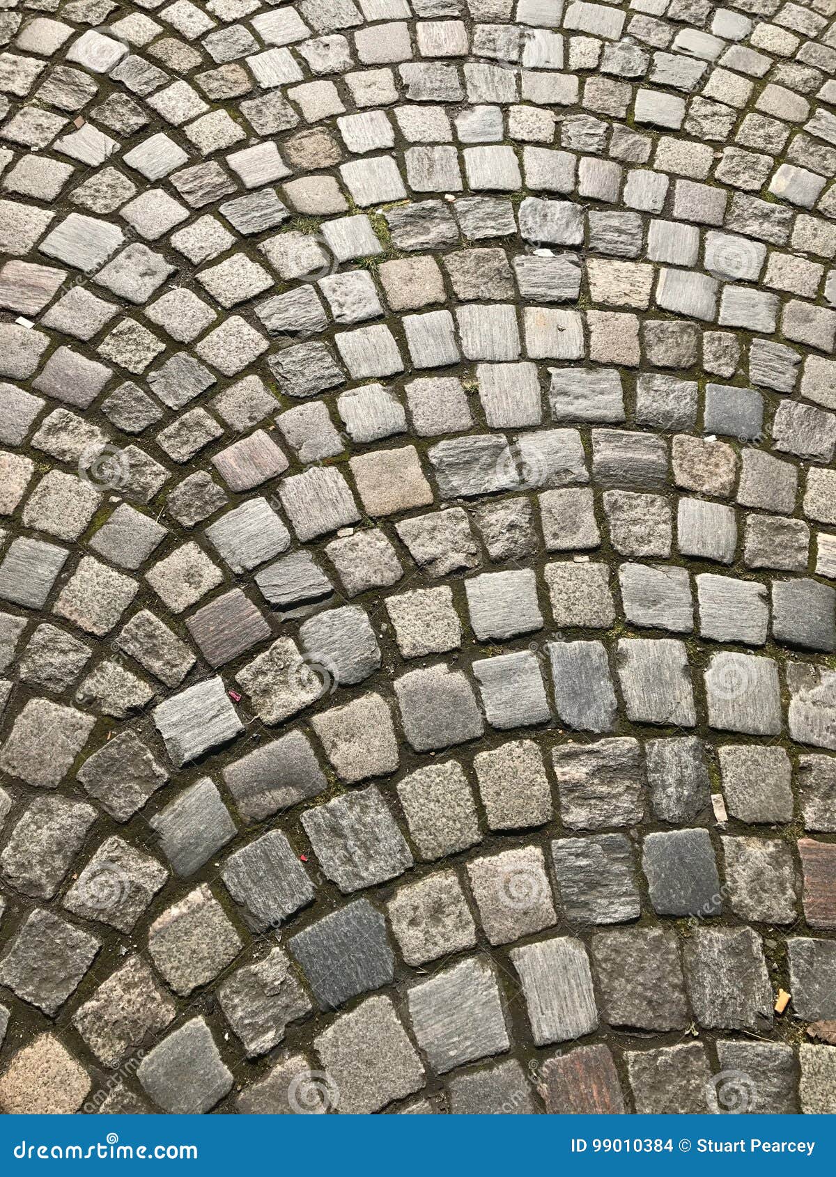 Crescent Shaped Pattern in Paving Background Stock Photo - Image of ...