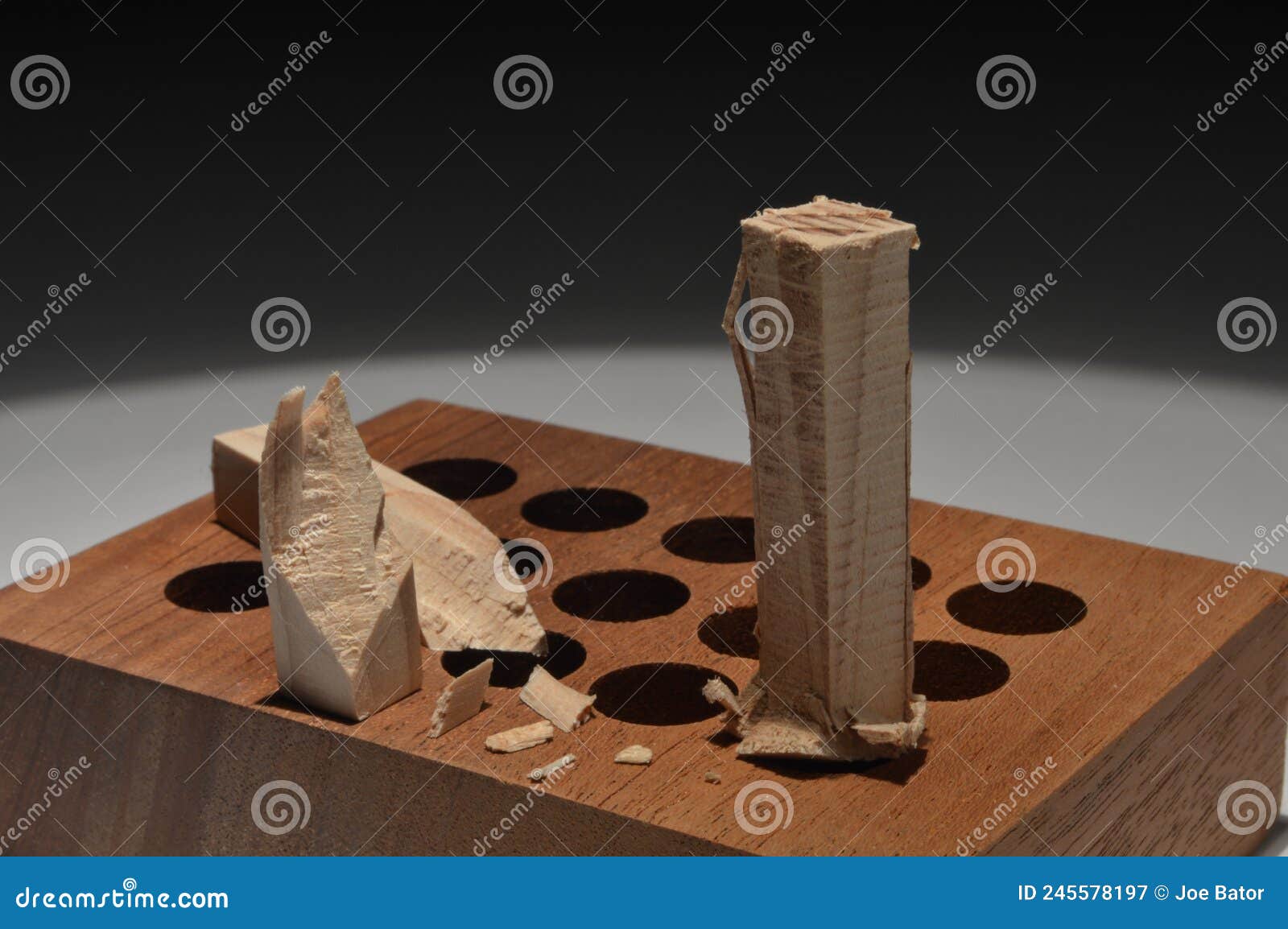 Square peg in a round hole stock image. Image of chips - 245578197