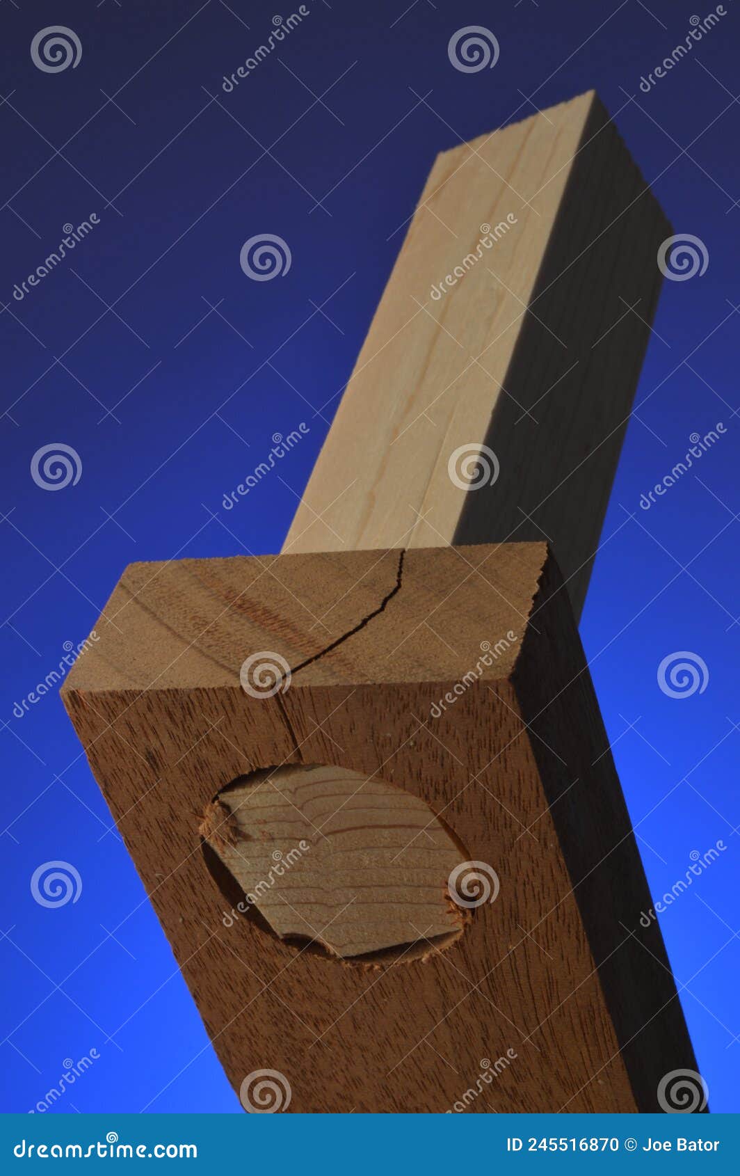 Square peg in a round hole stock photo. Image of wood - 245516870