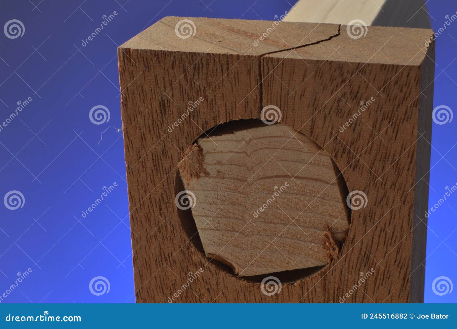 Square peg in a round hole stock photo. Image of wood - 245516882