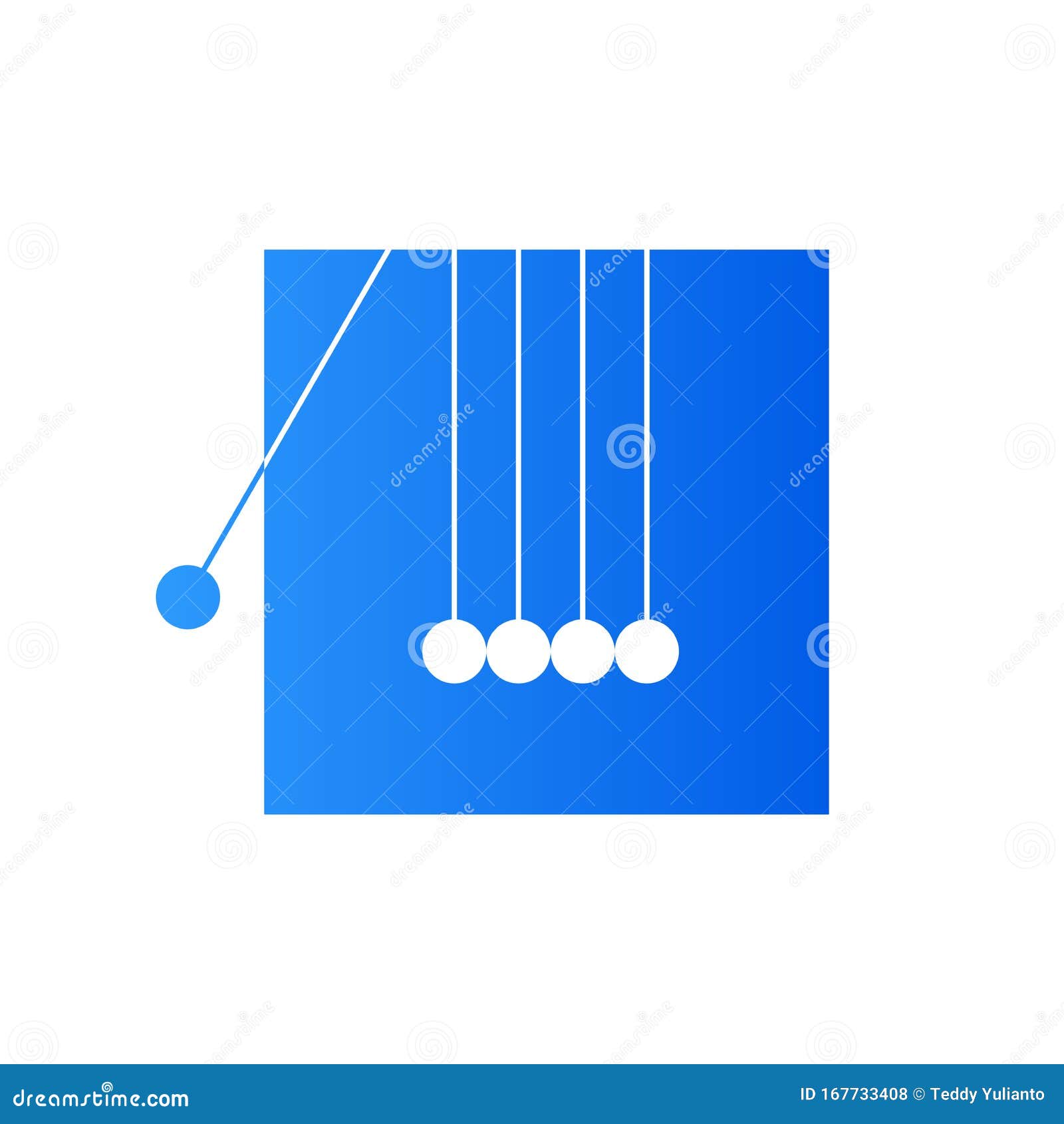 Square pendulum logo stock vector. Illustration of element - 167733408