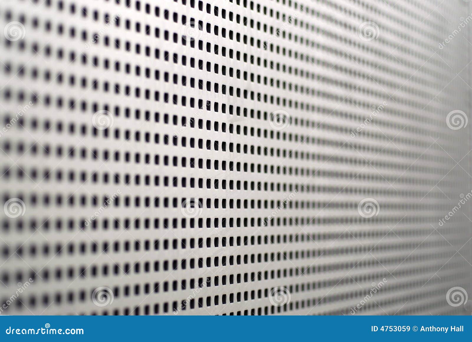 Square Perforations in Aluminum Sheet Stock Image - Image of bulge ...
