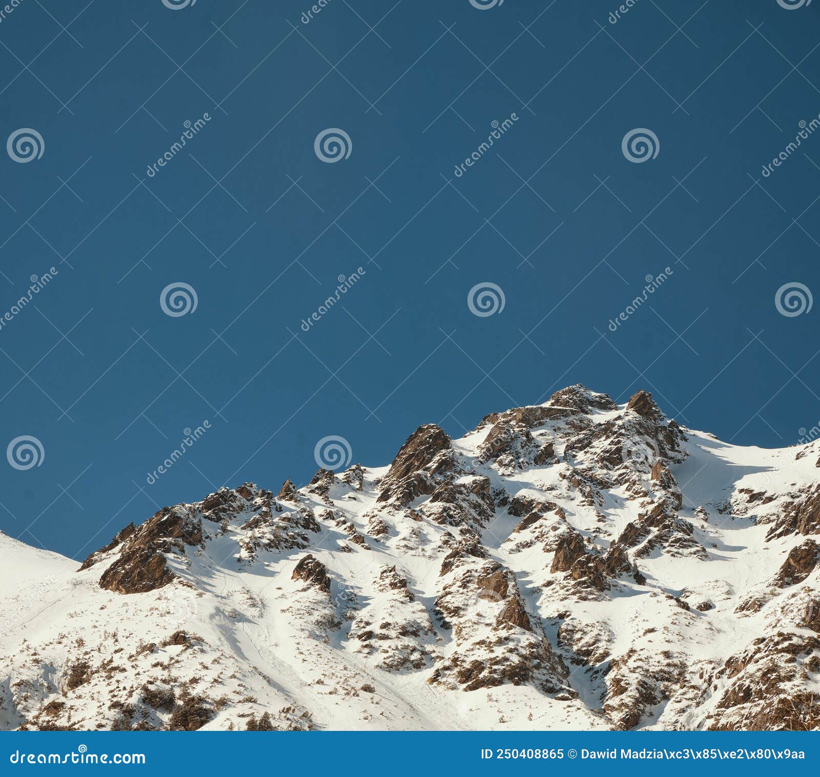 Square Photo of a Mountain Ridge Stock Image - Image of travel, green ...