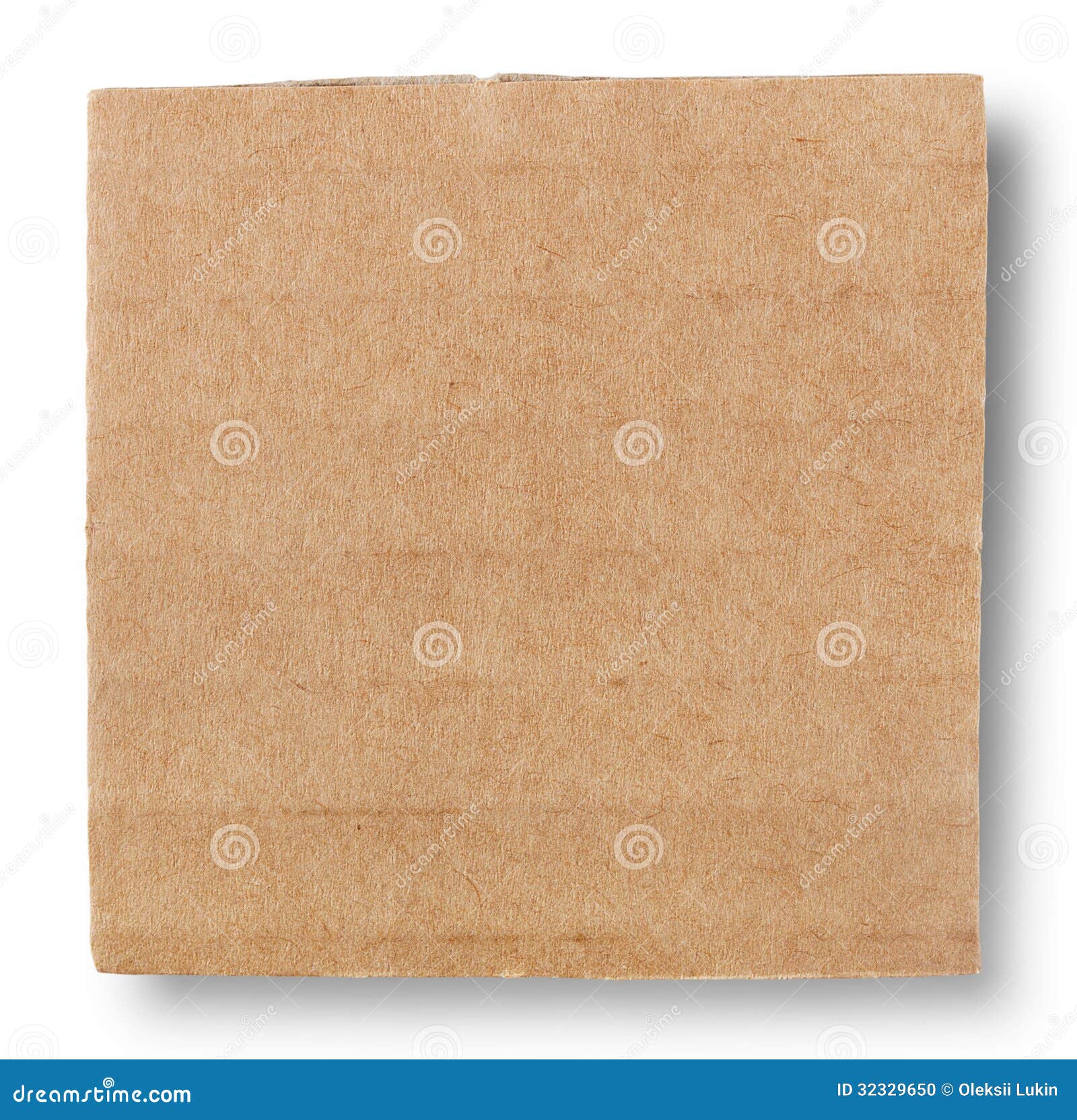 Square piece of cardboard stock photo. Image of blank - 32329650