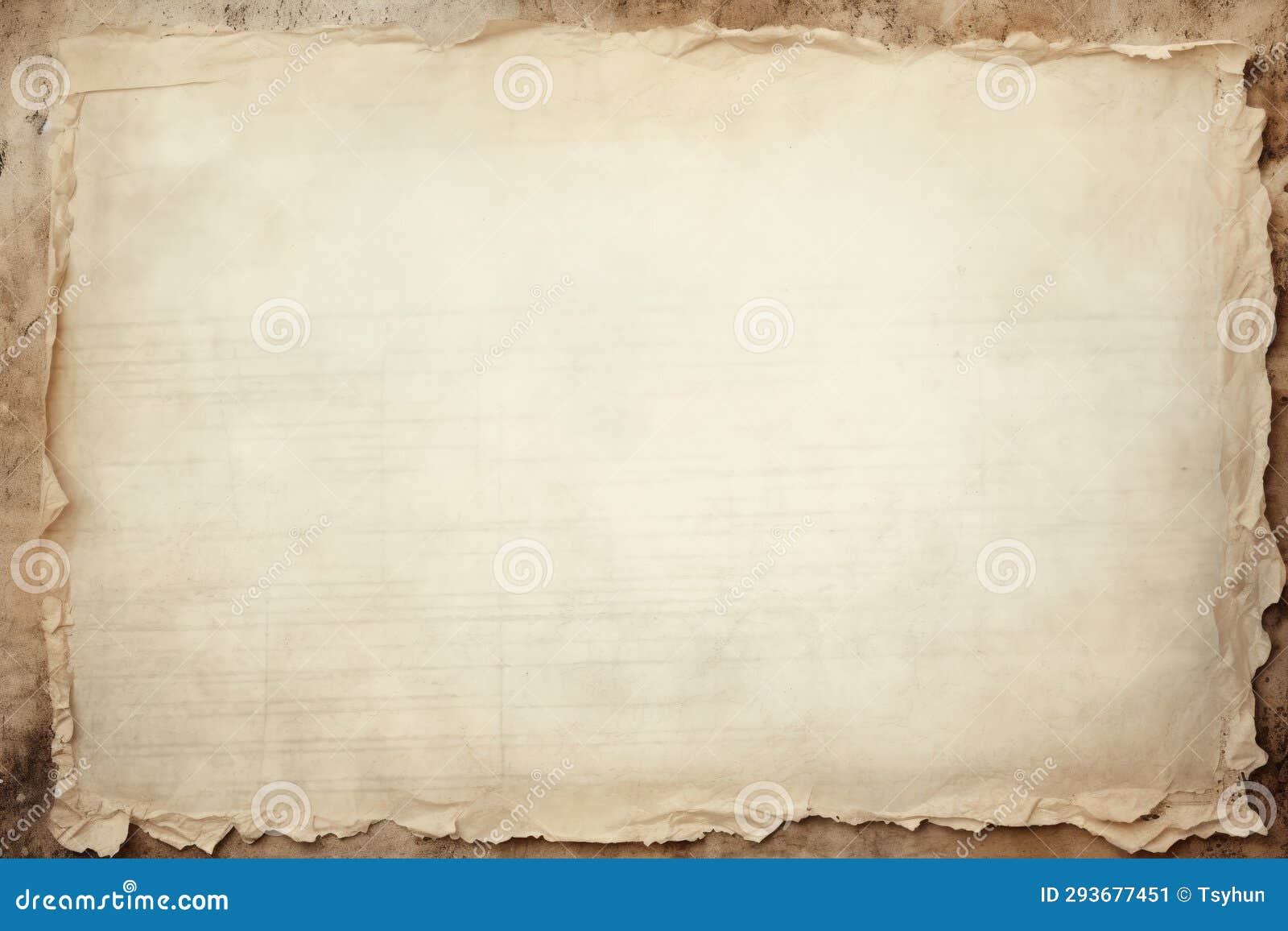 A Square Piece of Paper with an Old Looking Frame Stock Illustration ...