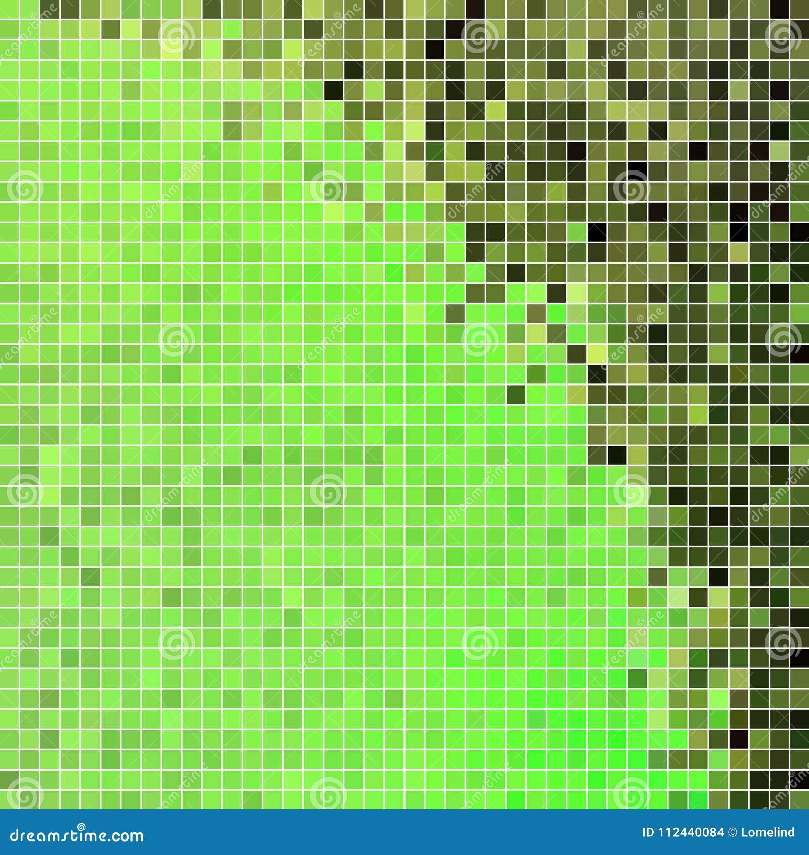 Square Pixel Mosaic Background Stock Illustration - Illustration of ...