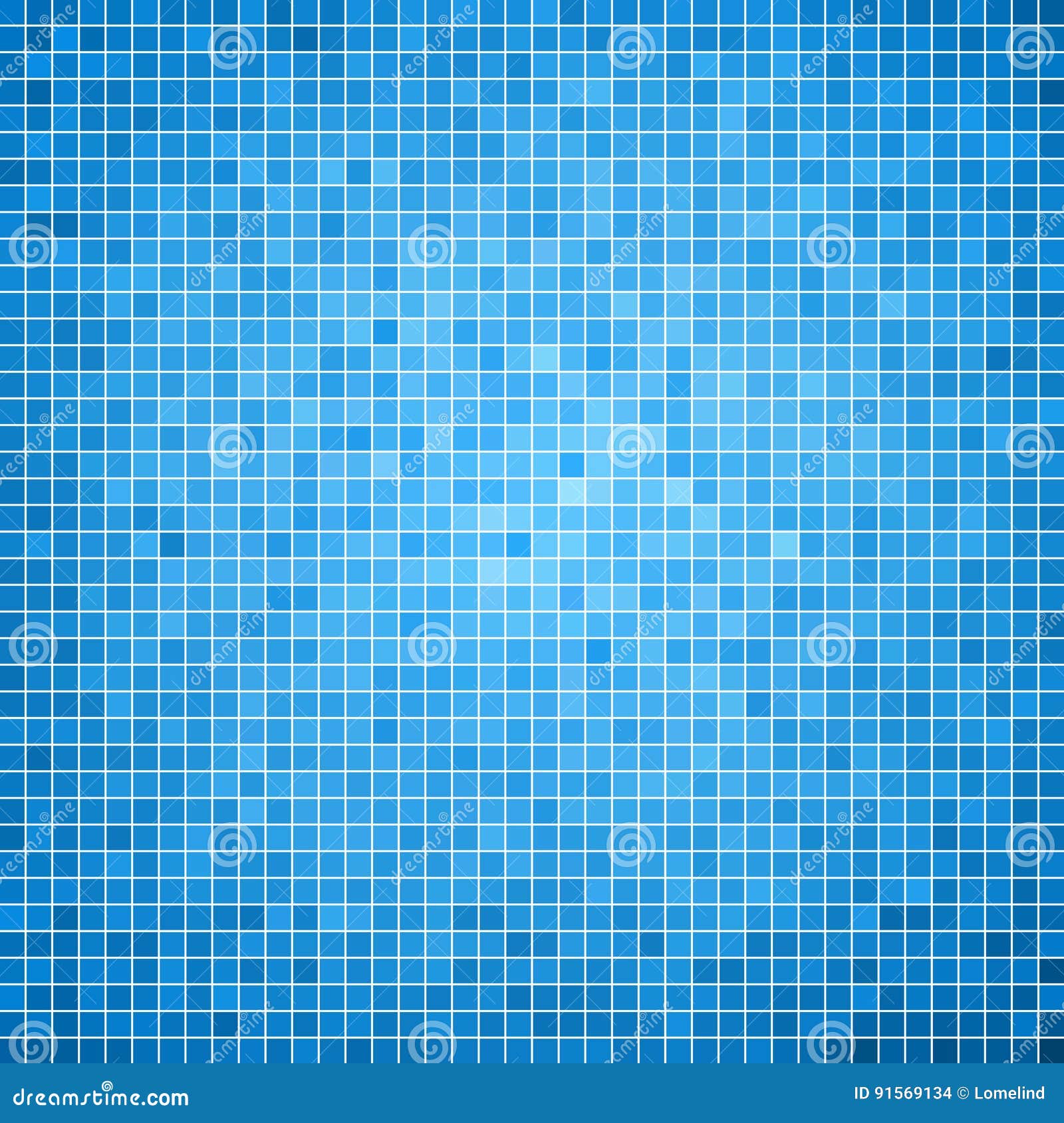 Square Pixel Mosaic Background Stock Illustration - Illustration of ...