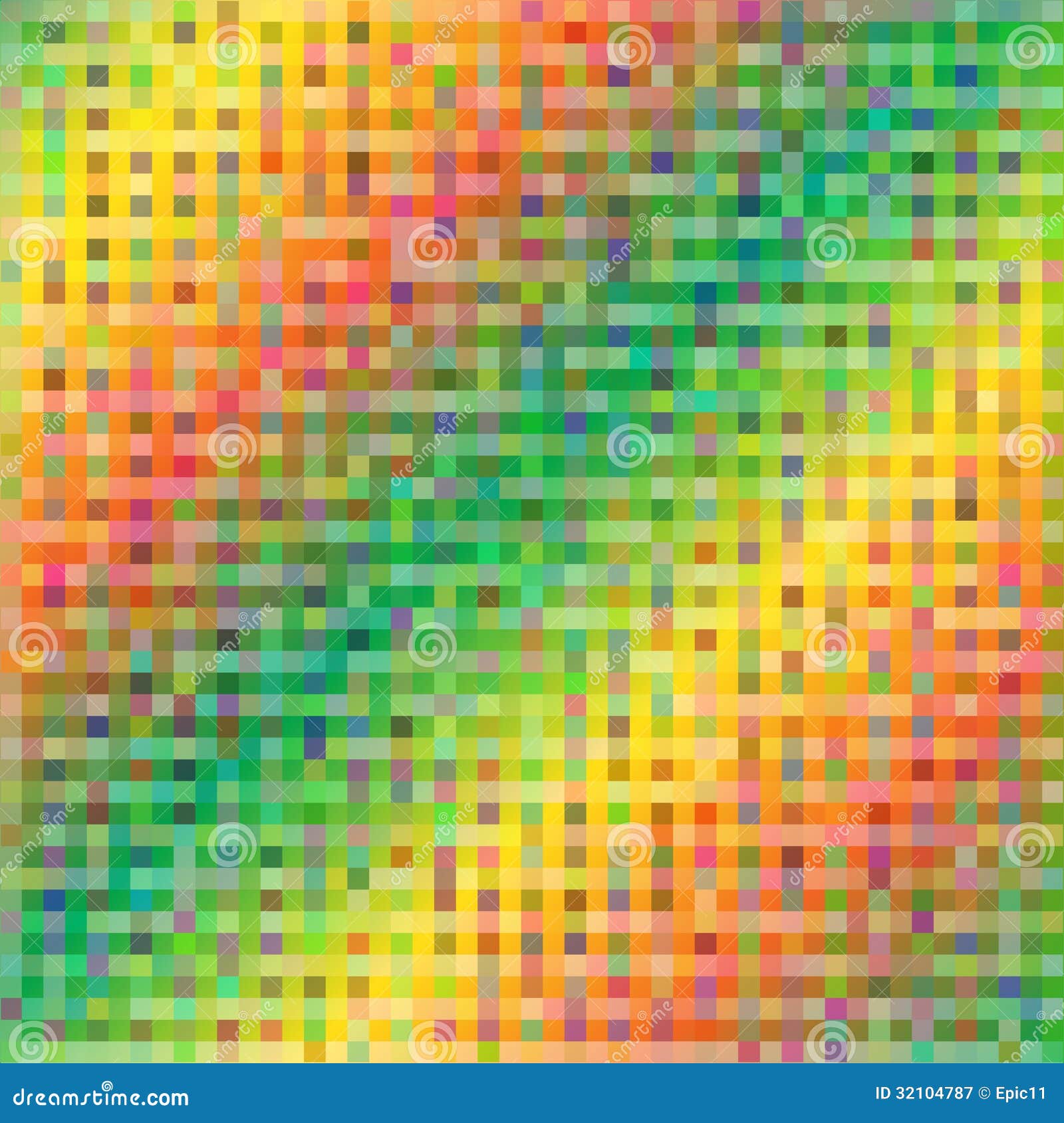 Square Pixel Mosaic Background Stock Vector - Illustration of creative ...