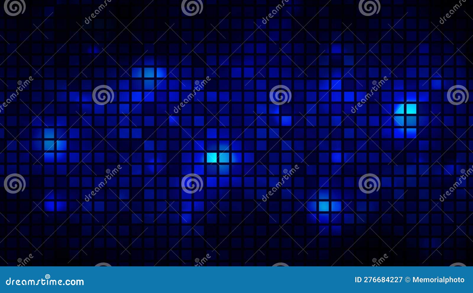 Square Pixel Texture Design. Blue Box Pattern Background Stock ...