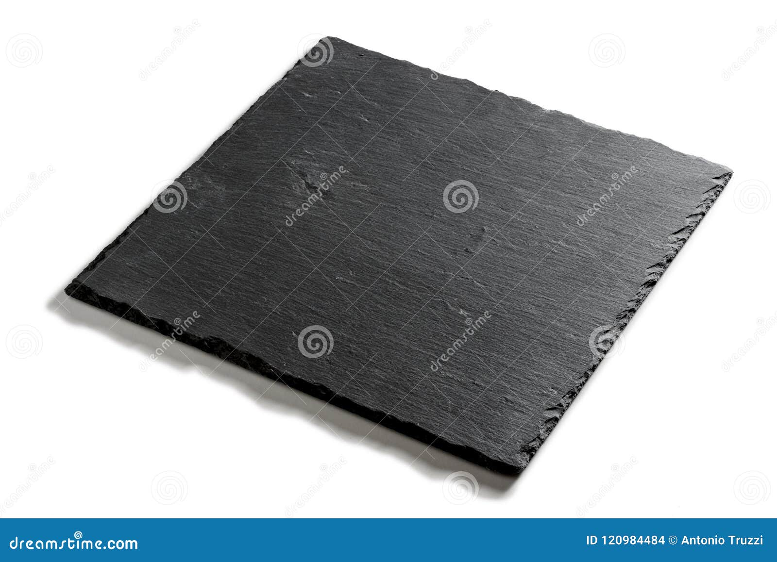 Square Plate in Black Slate Stock Photo - Image of kitchen, serving ...