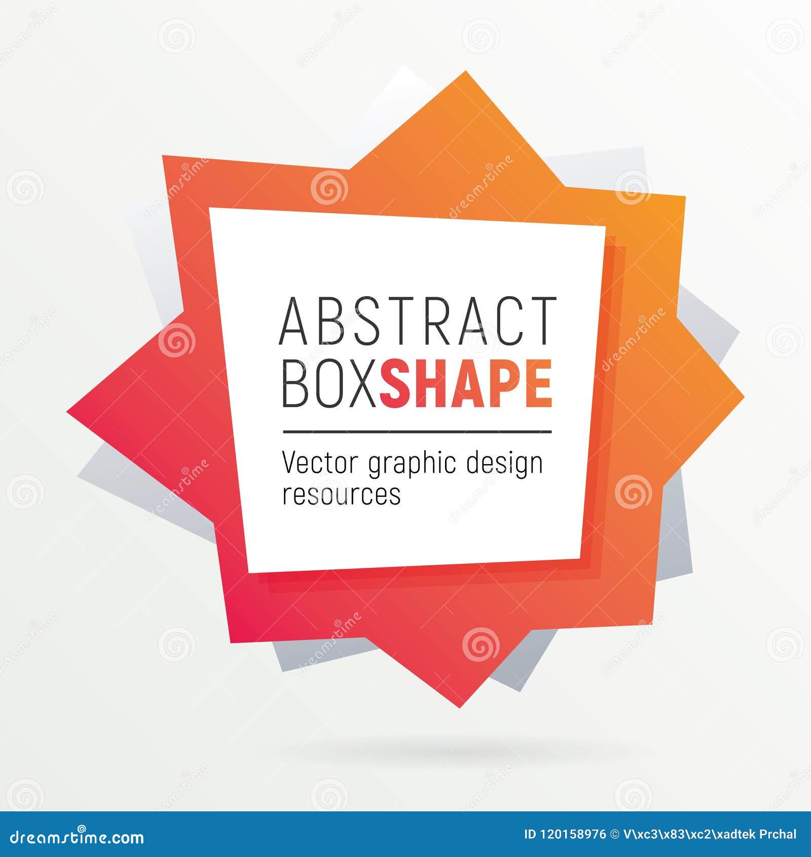 Square Polygon Banner. Cartoon Vector | CartoonDealer.com #120158727