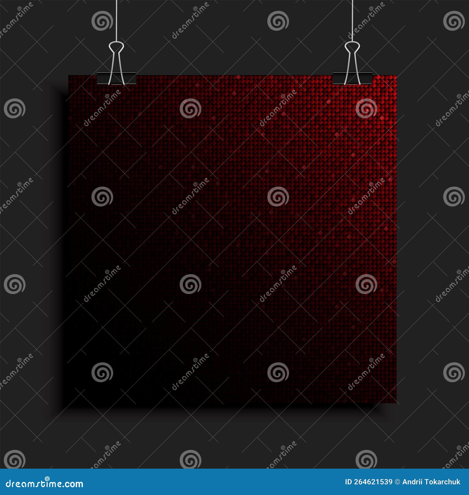Square Poster Made Red Sequins or Glitters Stock Image - Image of ...