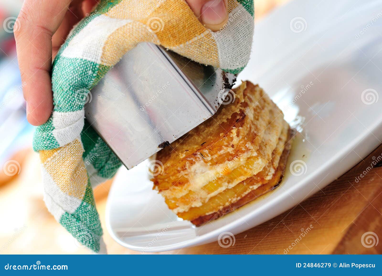 Square potatoes stock image. Image of golden, browned - 24846279