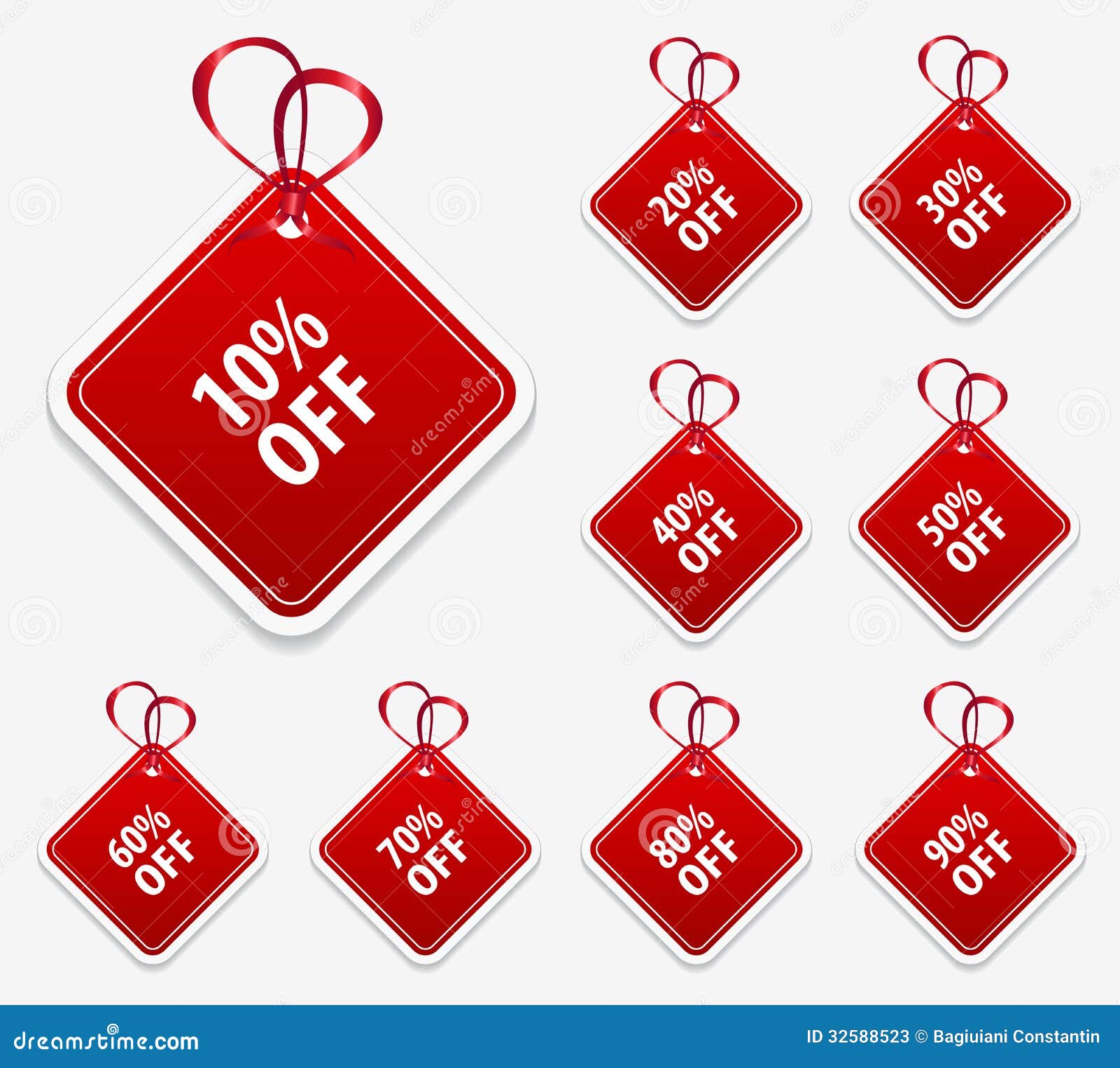 Square Price Tag stock vector. Illustration of symbol - 32588523