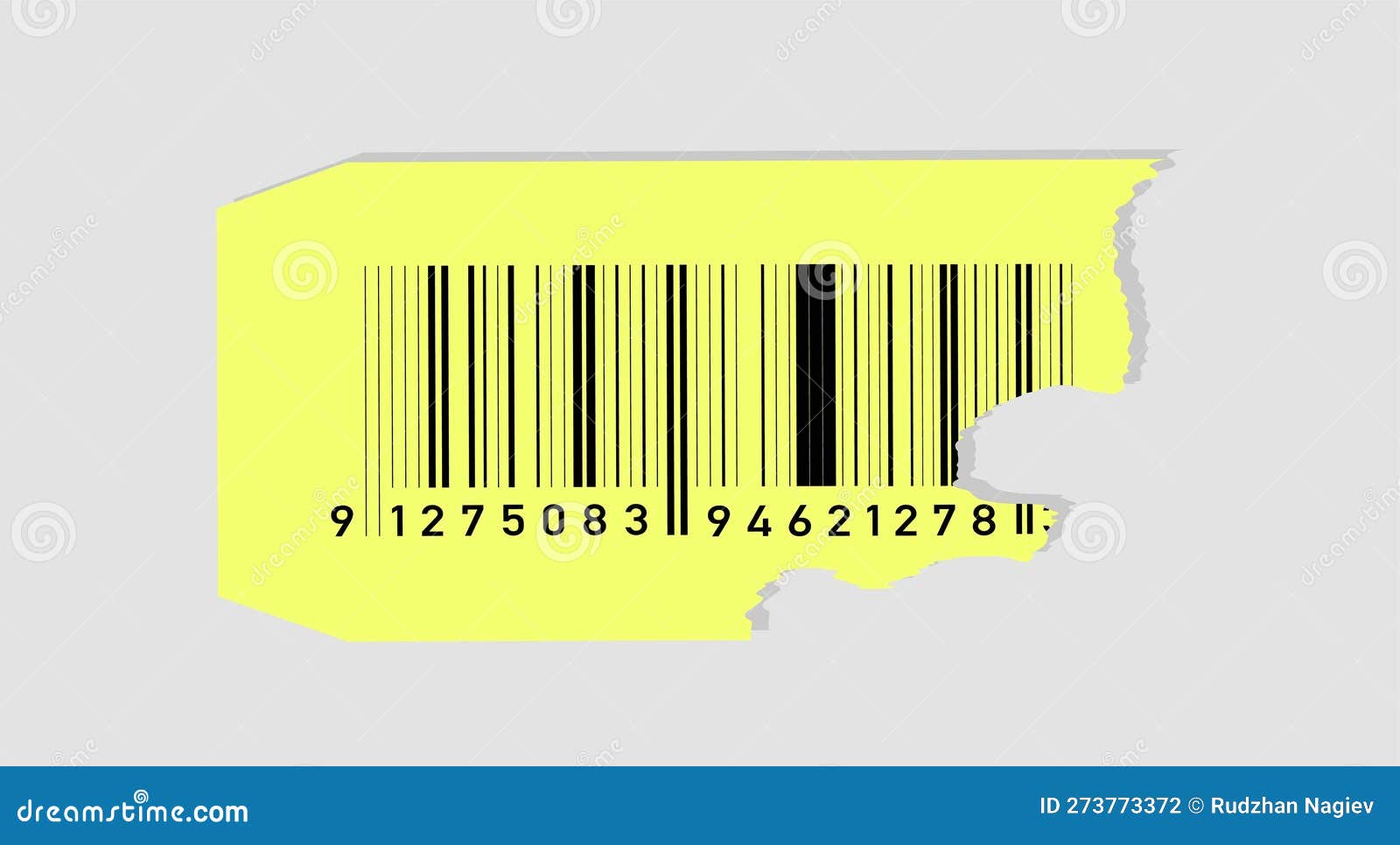 Square Pricetag Barcode Concept Stock Vector - Illustration of store ...