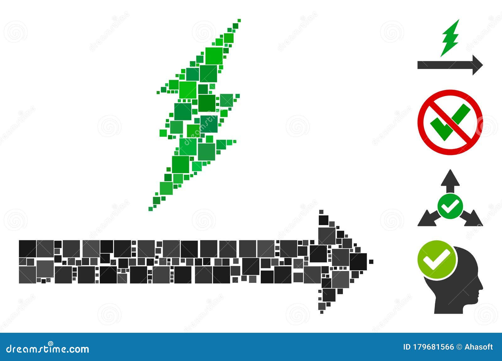 Collage Proceed Icon With Grunge Proceed Stamp Cartoon Vector ...