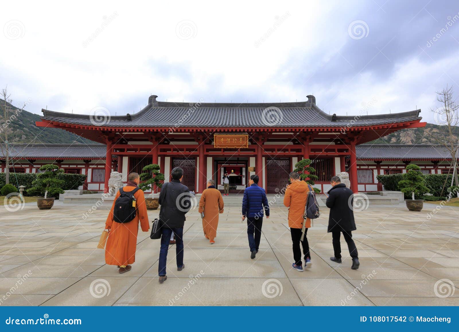 Square of Putuoshan Buddha College, Adobe Rgb Editorial Photography ... Square of Putuoshan Buddha College, Adobe Rgb Editorial Photography ...