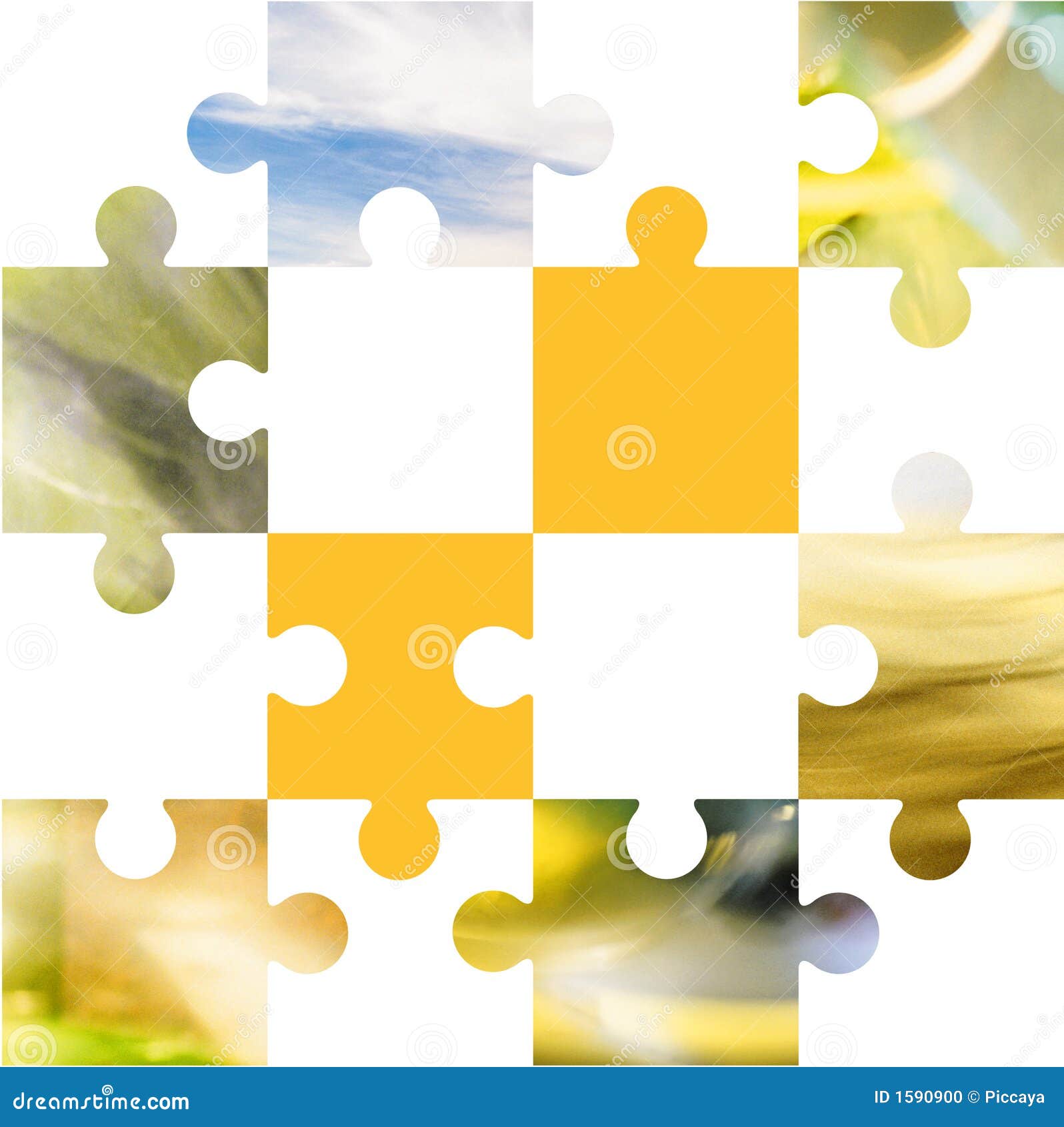 Square puzzle stock illustration. Illustration of pieces - 1590900