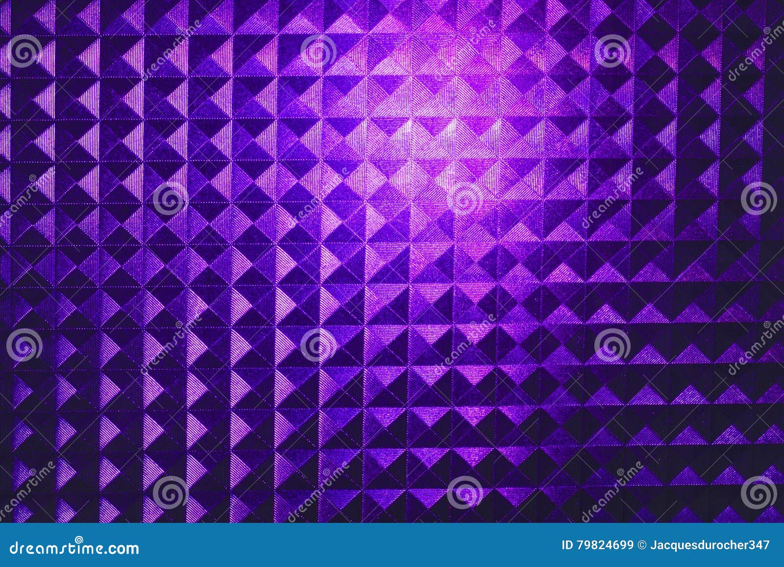 Square Pyramidal Purple Stripped Pattern Texture Illuminated Neon ...