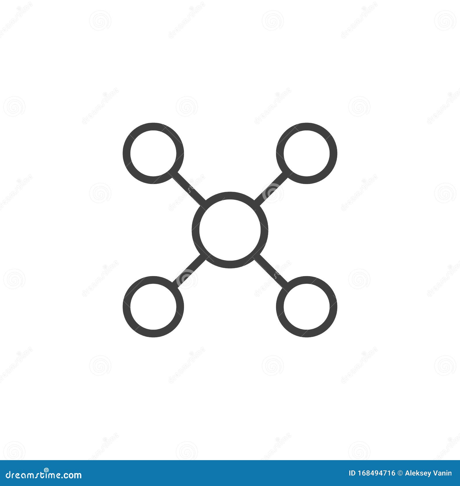 Square Pyramidal Structure Line Icon Stock Vector - Illustration of ...