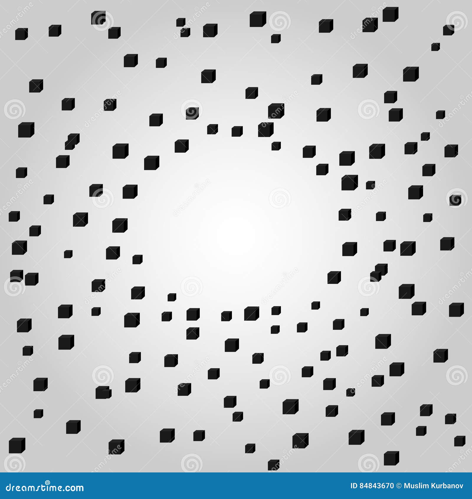 Square Random Scatter Template Banner. Vector Stock Vector ...