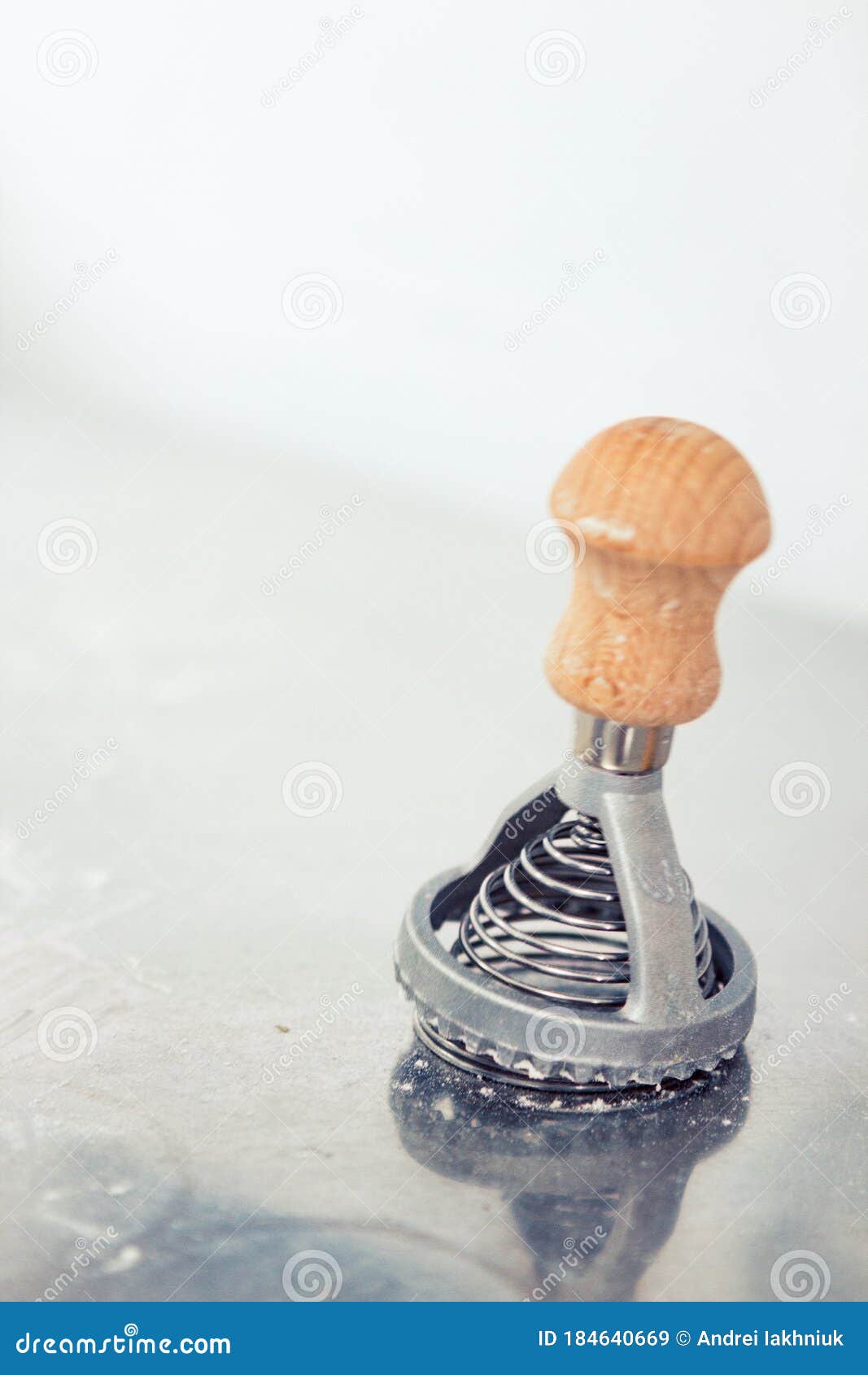 Square Ravioli Pasta Cutter on Metal Table Stock Image - Image of ...