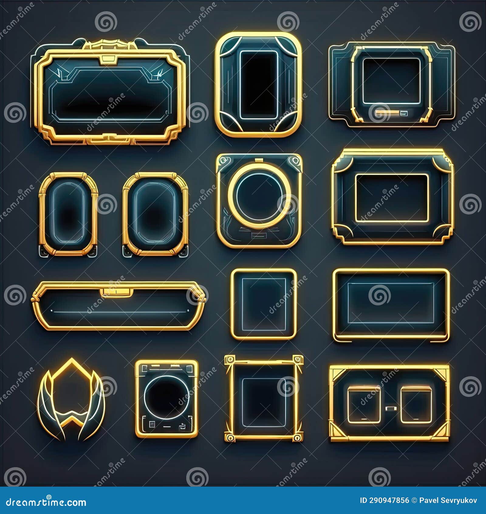 Square Rectangle Frame Game Ai Generated Stock Photo - Image of board ...