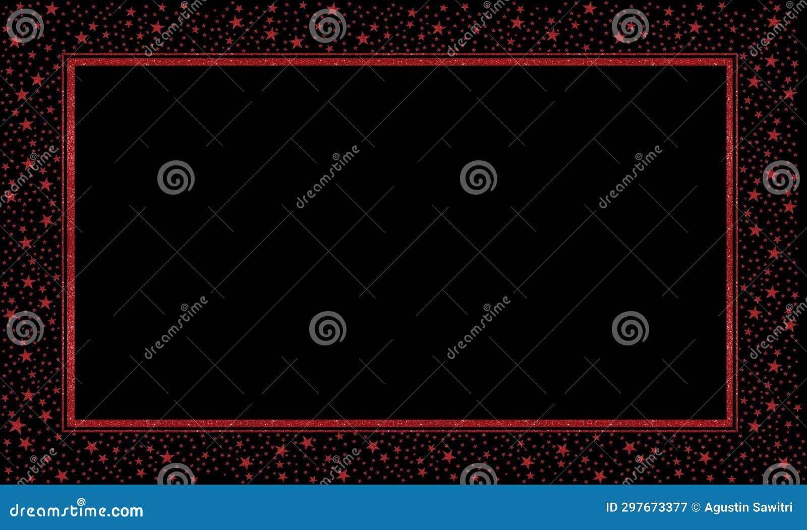 Red Square Rectangular Frame with Red Shiny Star Icon Design 10 Stock ...