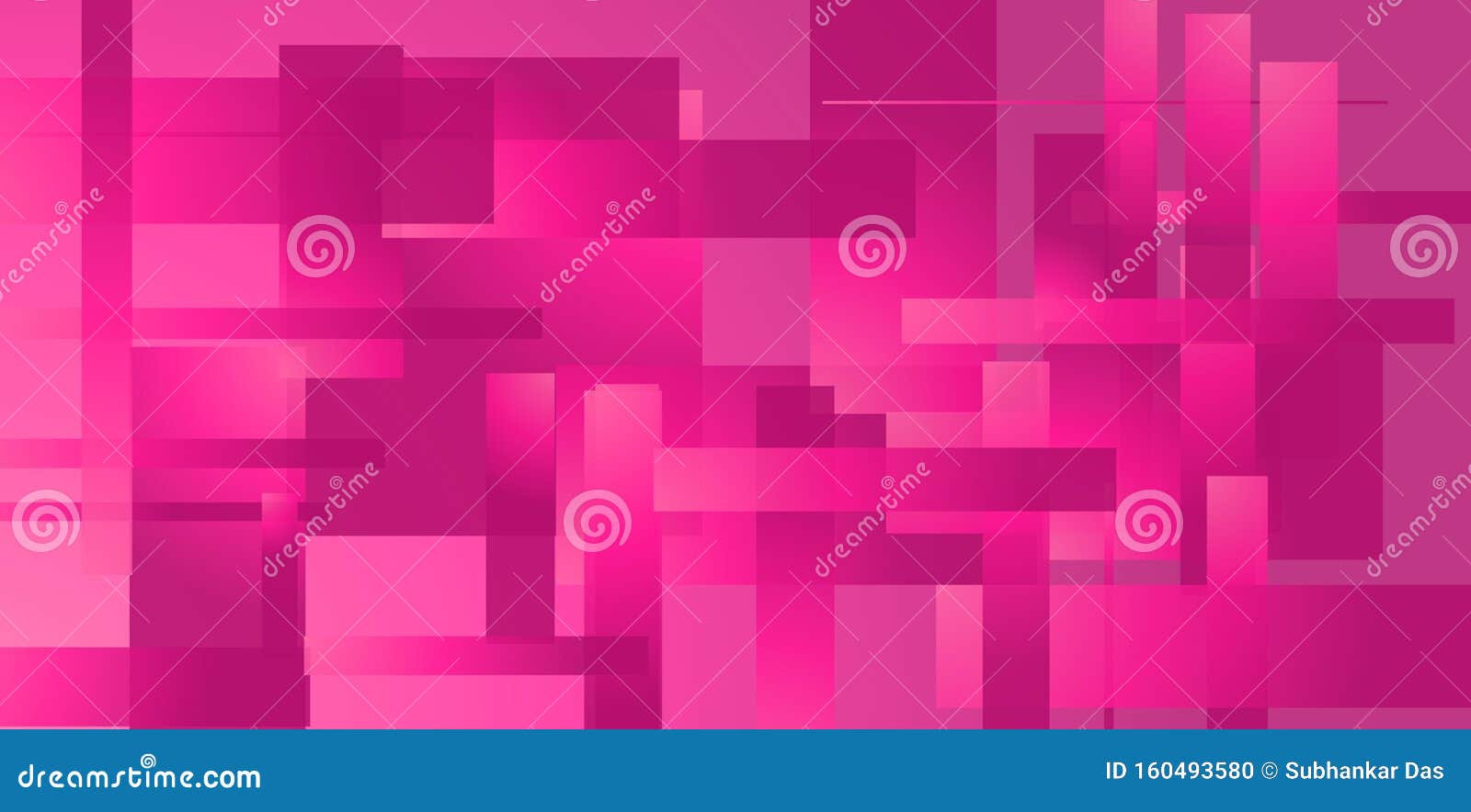Square and Rectangular Shapes Abstract Graphics Illustration with Pink ...