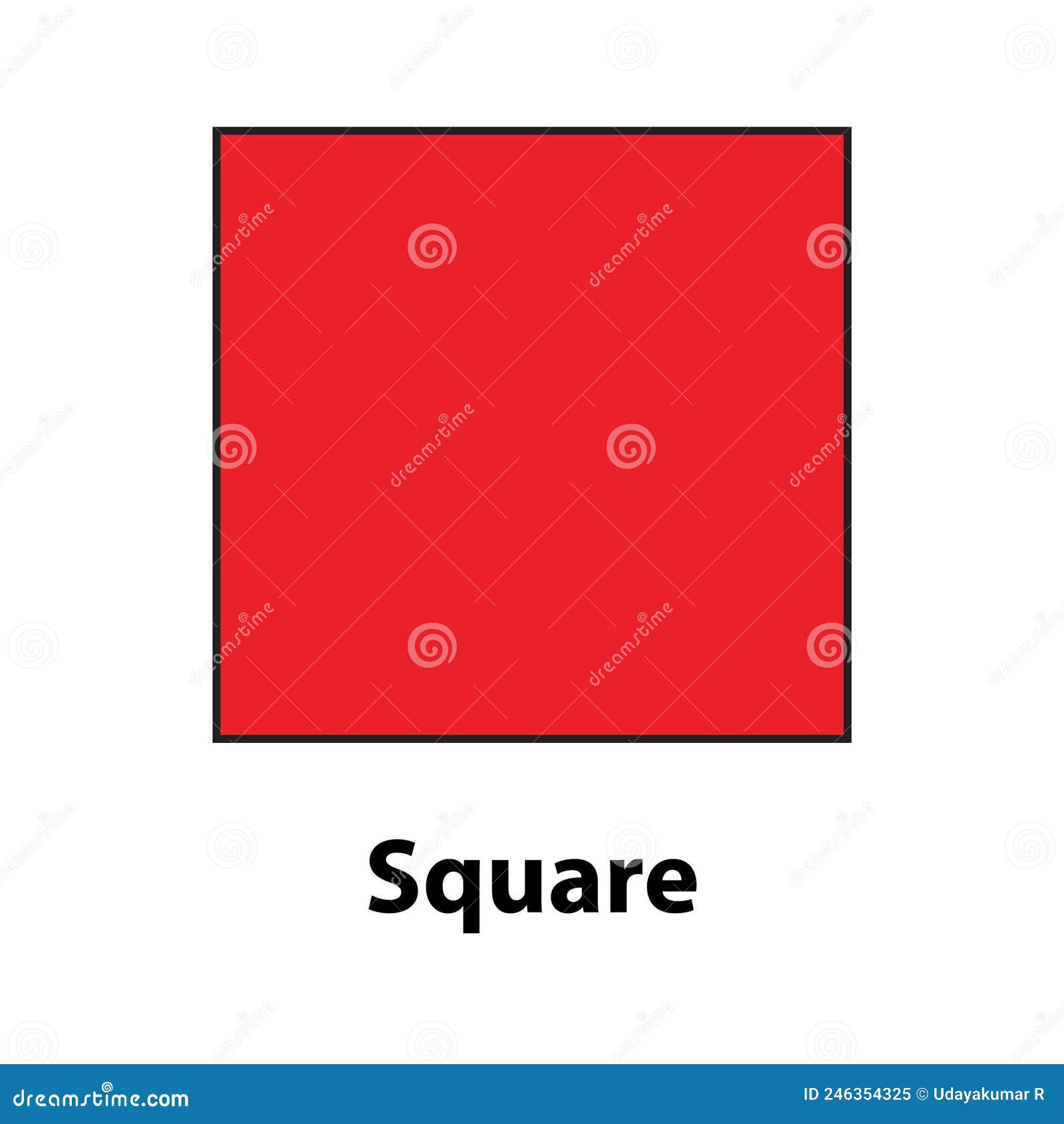 Square Red Color Vector Image Stock Vector - Illustration of heart ...