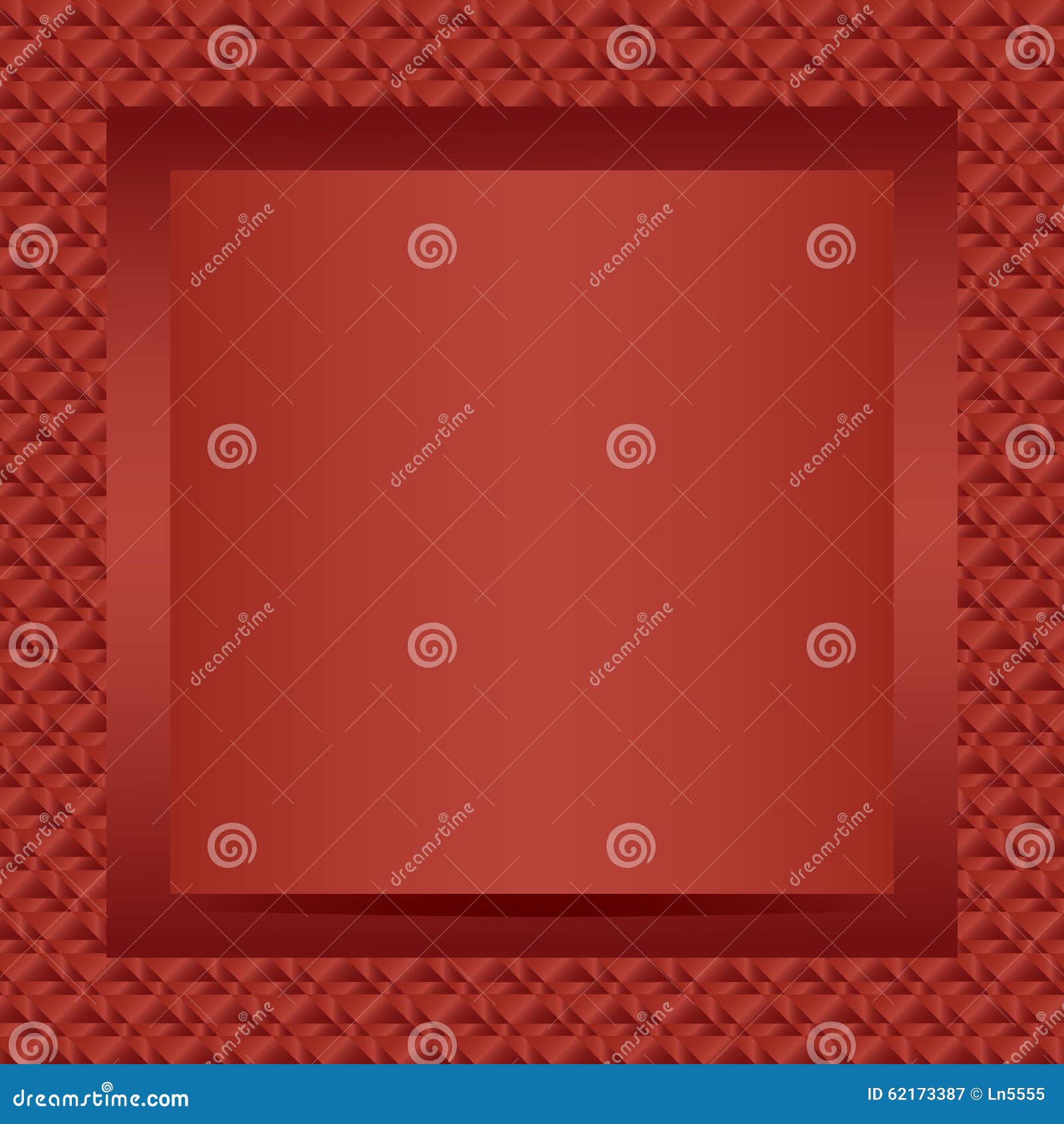 Square Red Text or Photo Frame Design Stock Vector - Illustration of ...