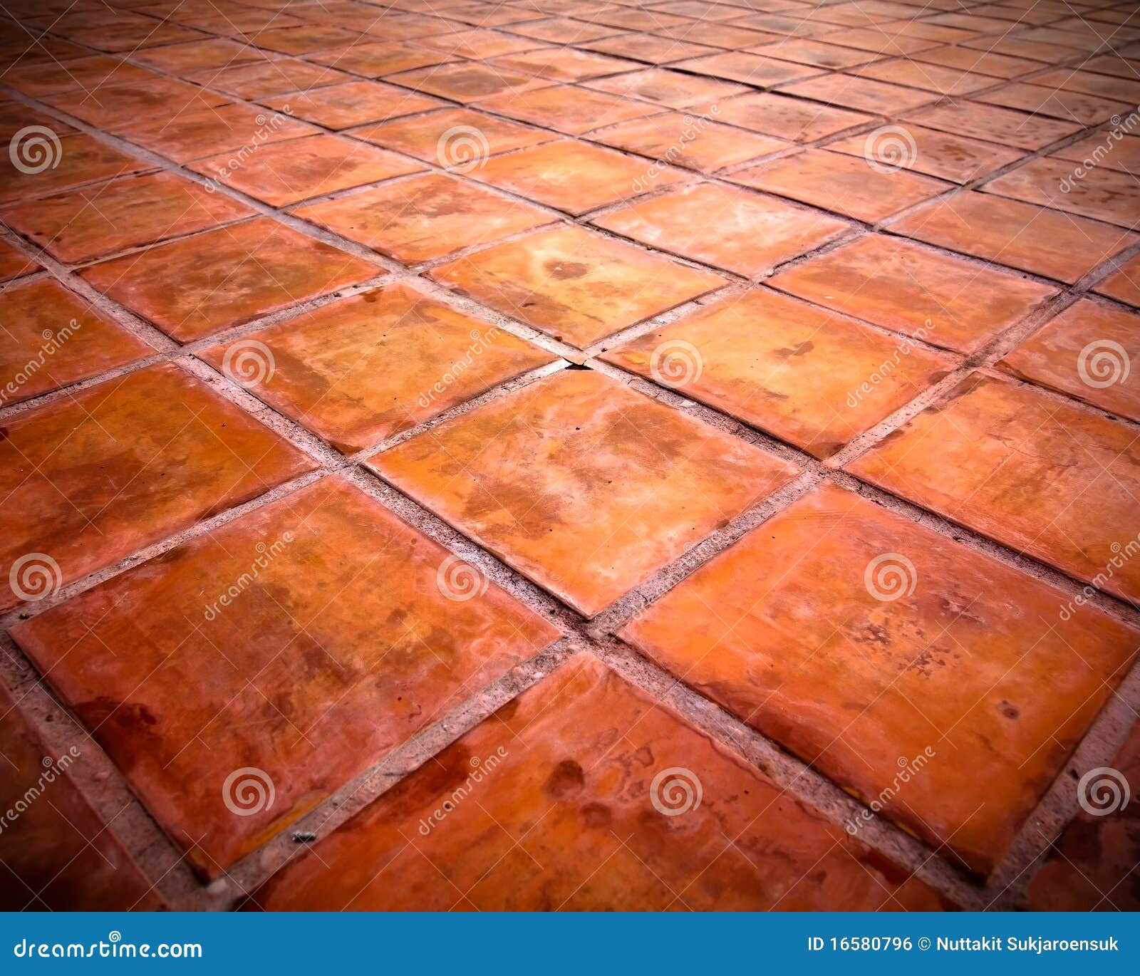 Square red tiles floor stock photo. Image of flooring - 16580796