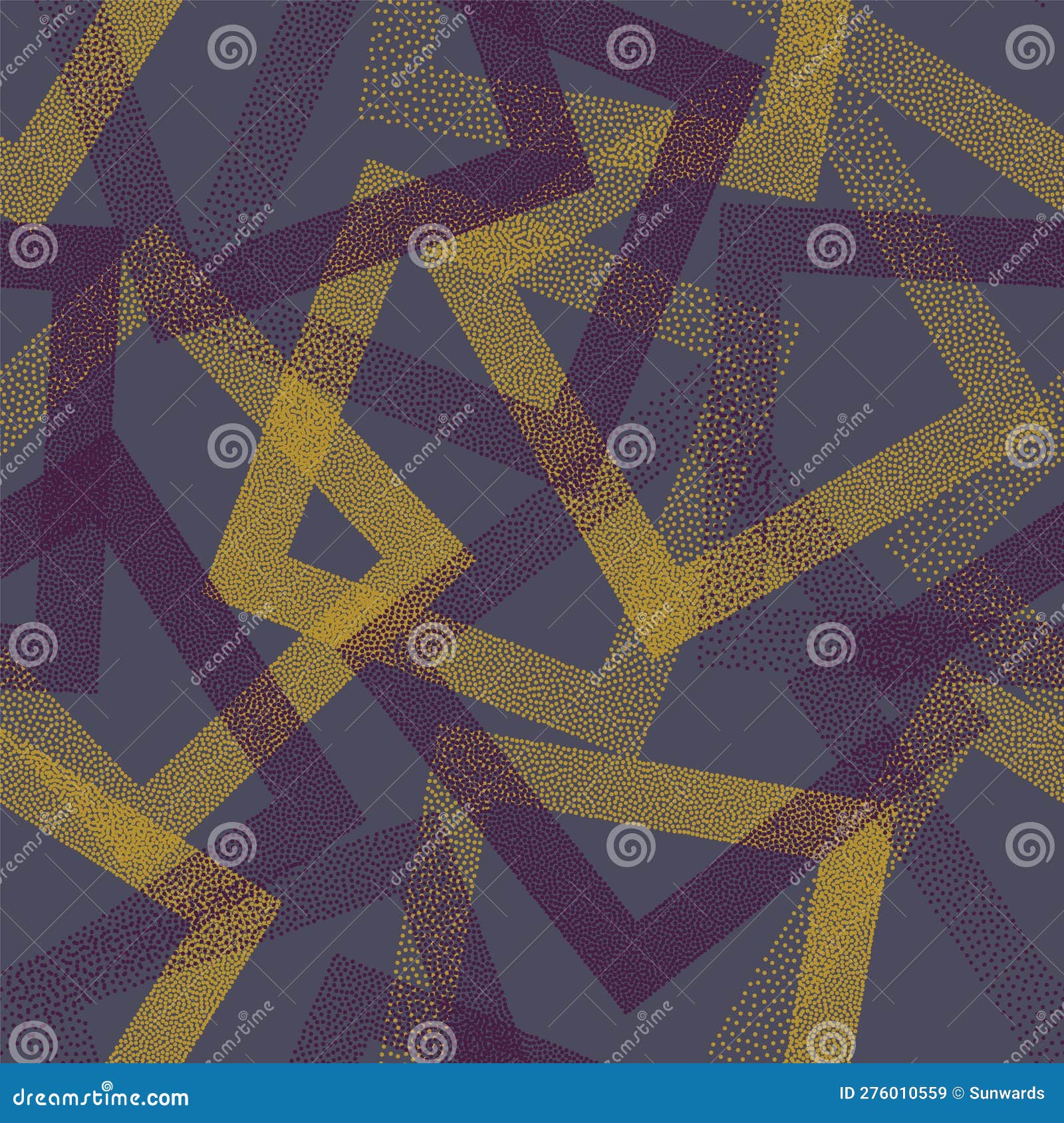 Square Rhombus Shapes of Dot Points Geometric Vector Seamless Pattern ...