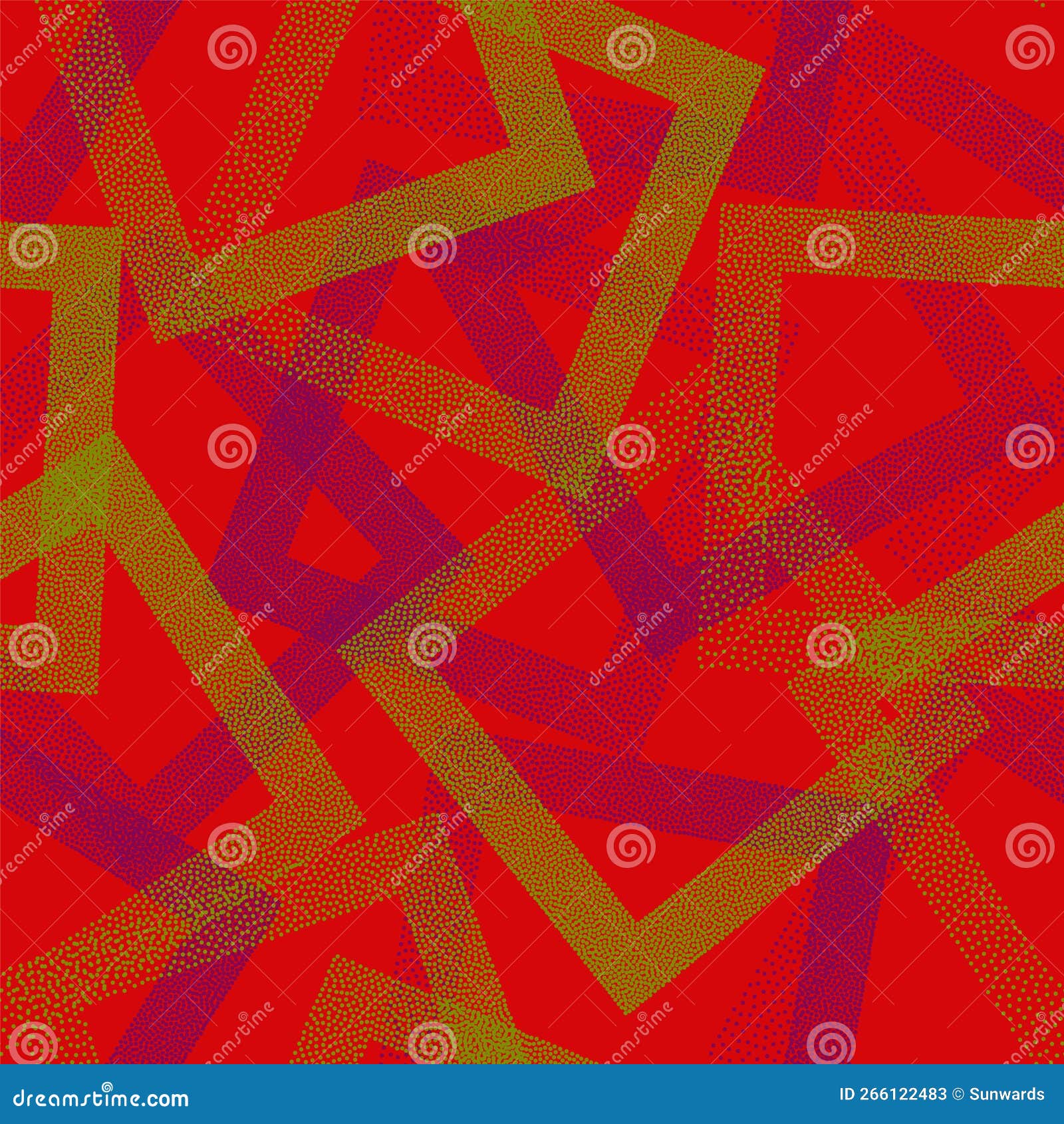 Square Rhombus Shapes of Dot Points Geometric Vector Seamless Pattern ...