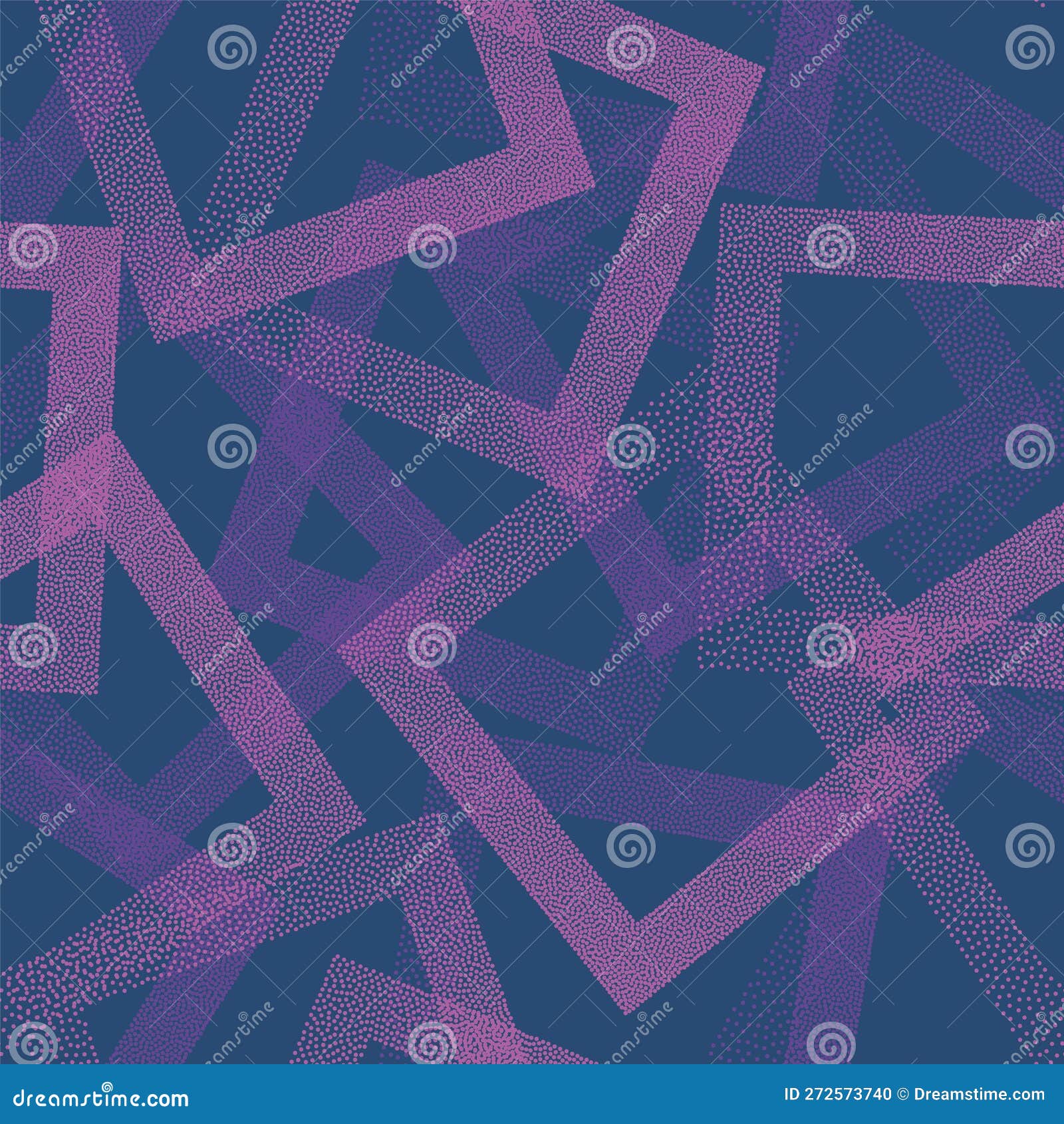 Square Rhombus Shapes of Dot Points Geometric Vector Seamless Pattern ...