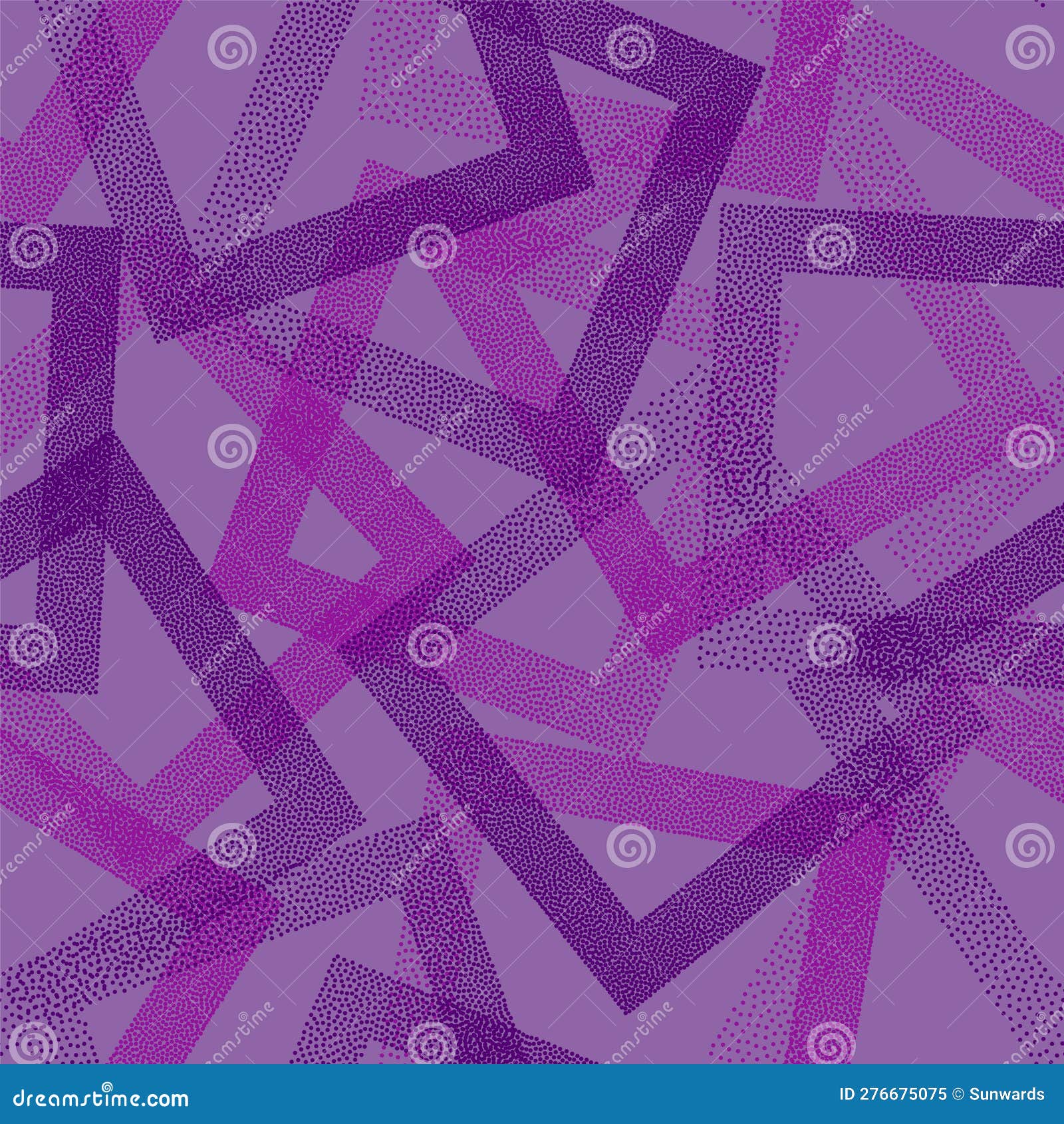 Square Rhombus Shapes of Dot Points Geometric Vector Seamless Pattern ...