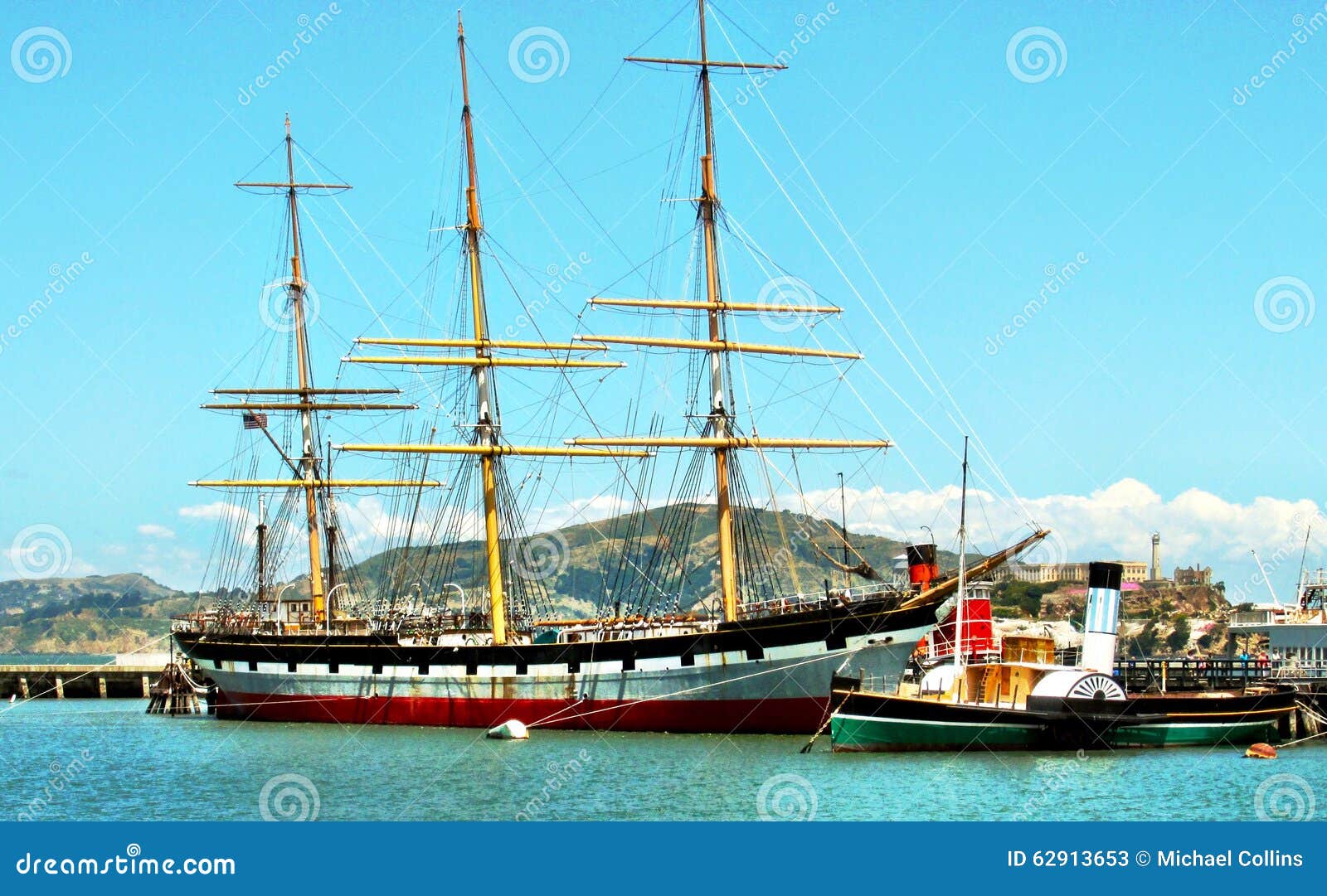 Square Rigger Balclutha San Francisco Editorial Stock Photo - Image of ...