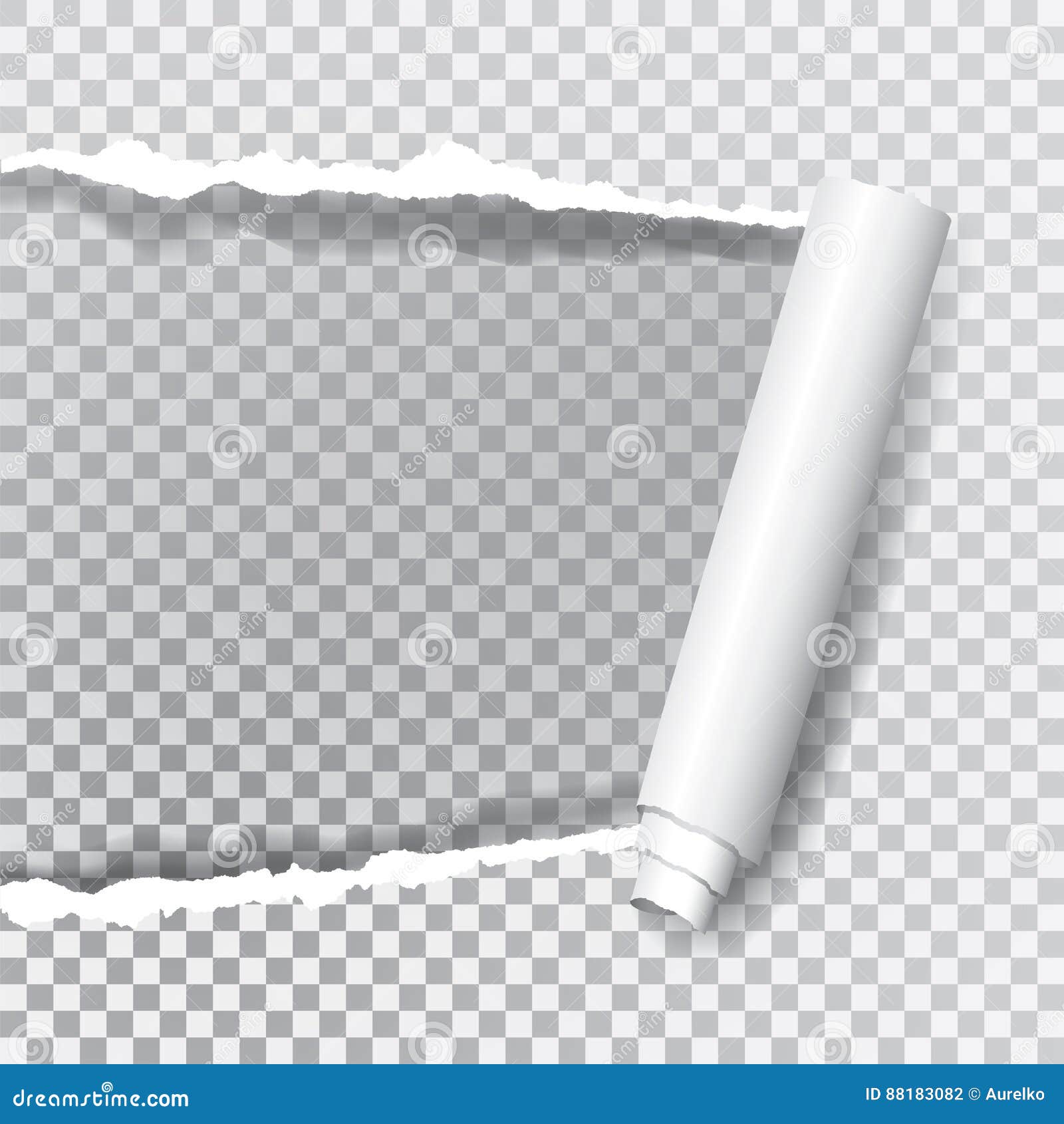 Square ripped paper stock vector. Illustration of clean - 88183082