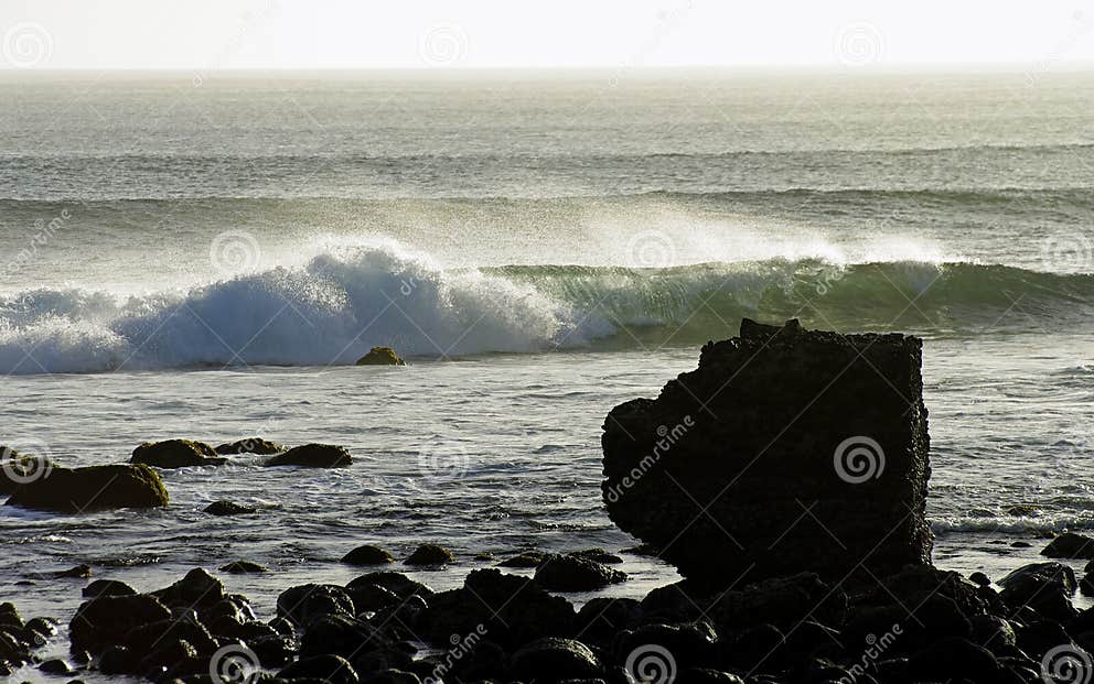 Square rock stock photo. Image of horizon, atlantic, ocean - 11762336